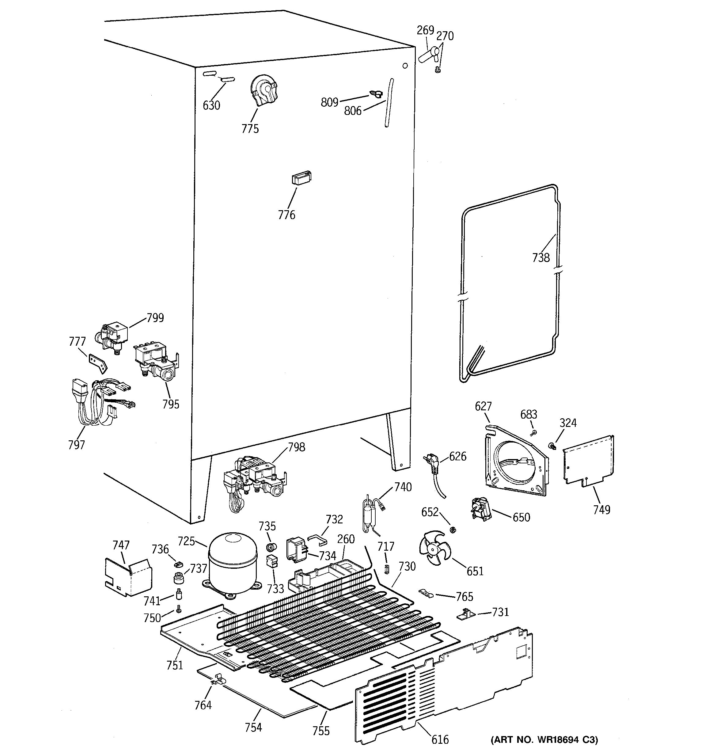 Assembly View for UNIT PARTS | TFX22APDAWW