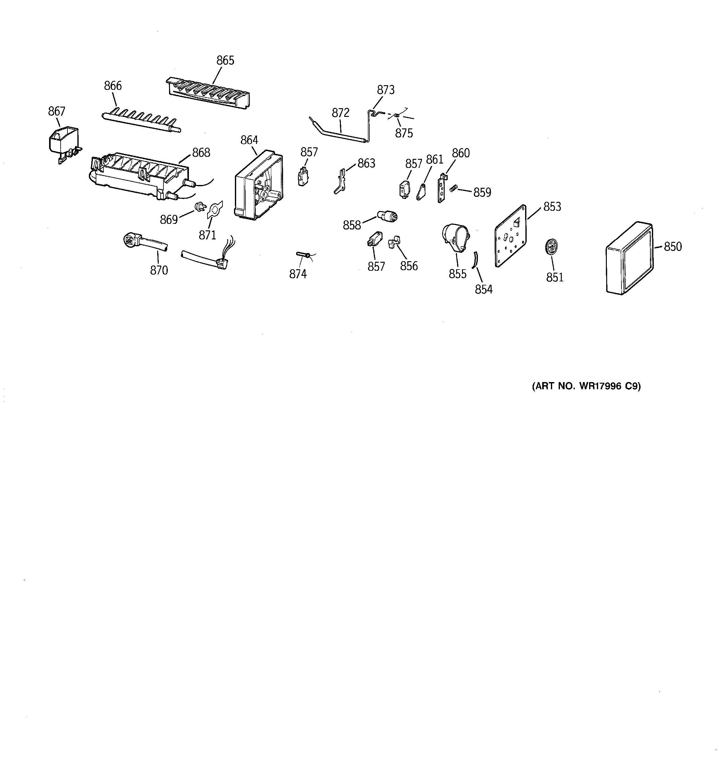 Assembly View for ICEMAKER WR30X0327 | ZISS48DCASS