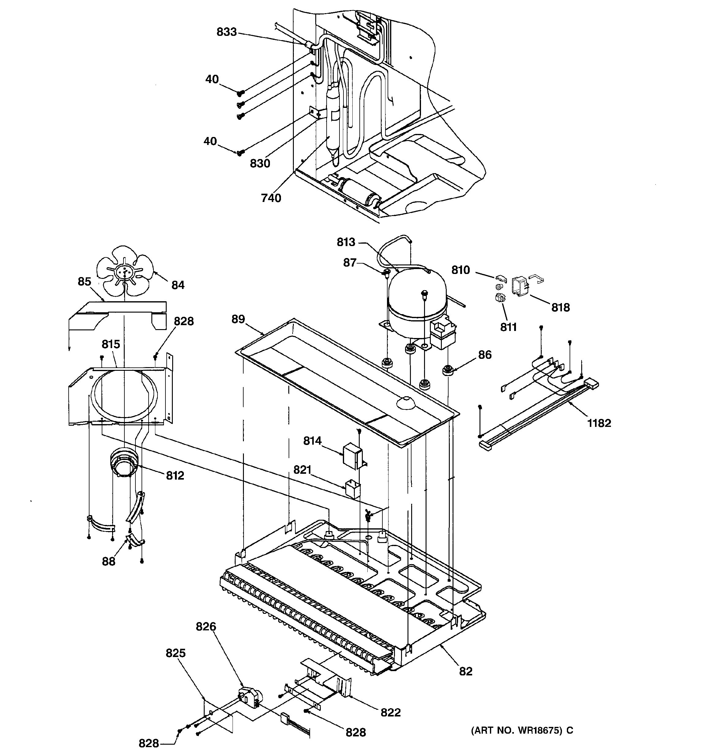 Assembly View for MACHINE COMPARTMENT ASSEMBLY | TCX22PACBWW