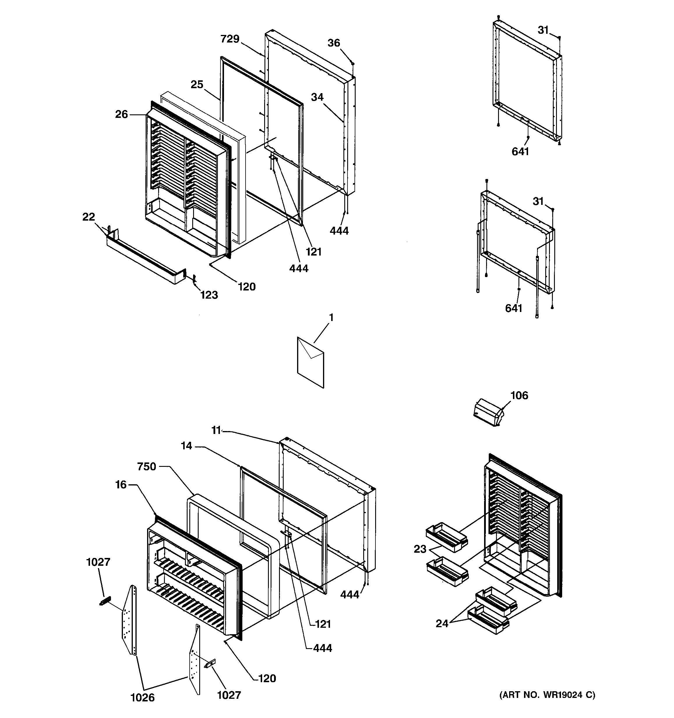 Assembly View for DOOR ASSEMBLIES | PDS21SBMABS