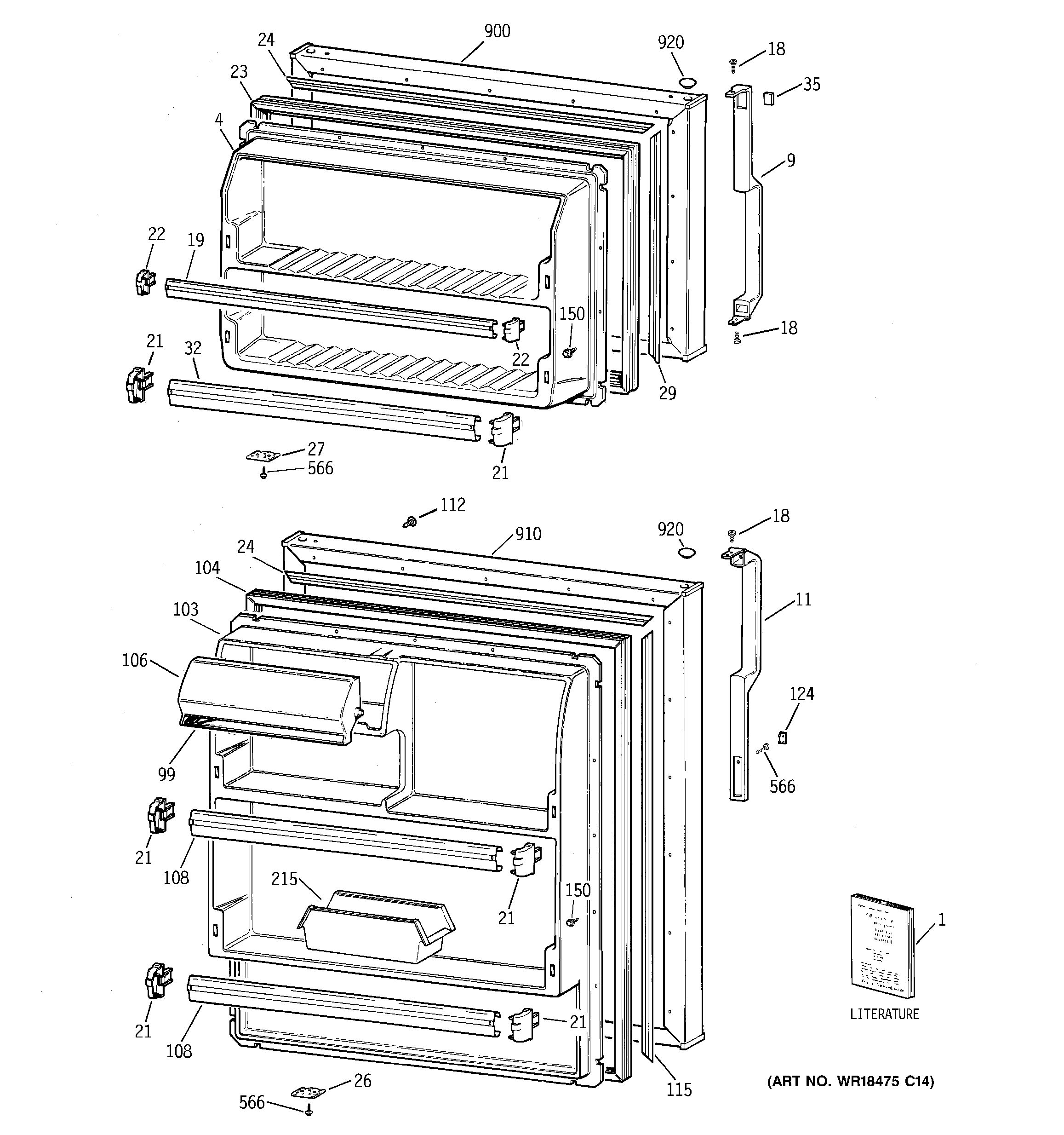 Assembly View for DOORS | GTT18HBMBRCC