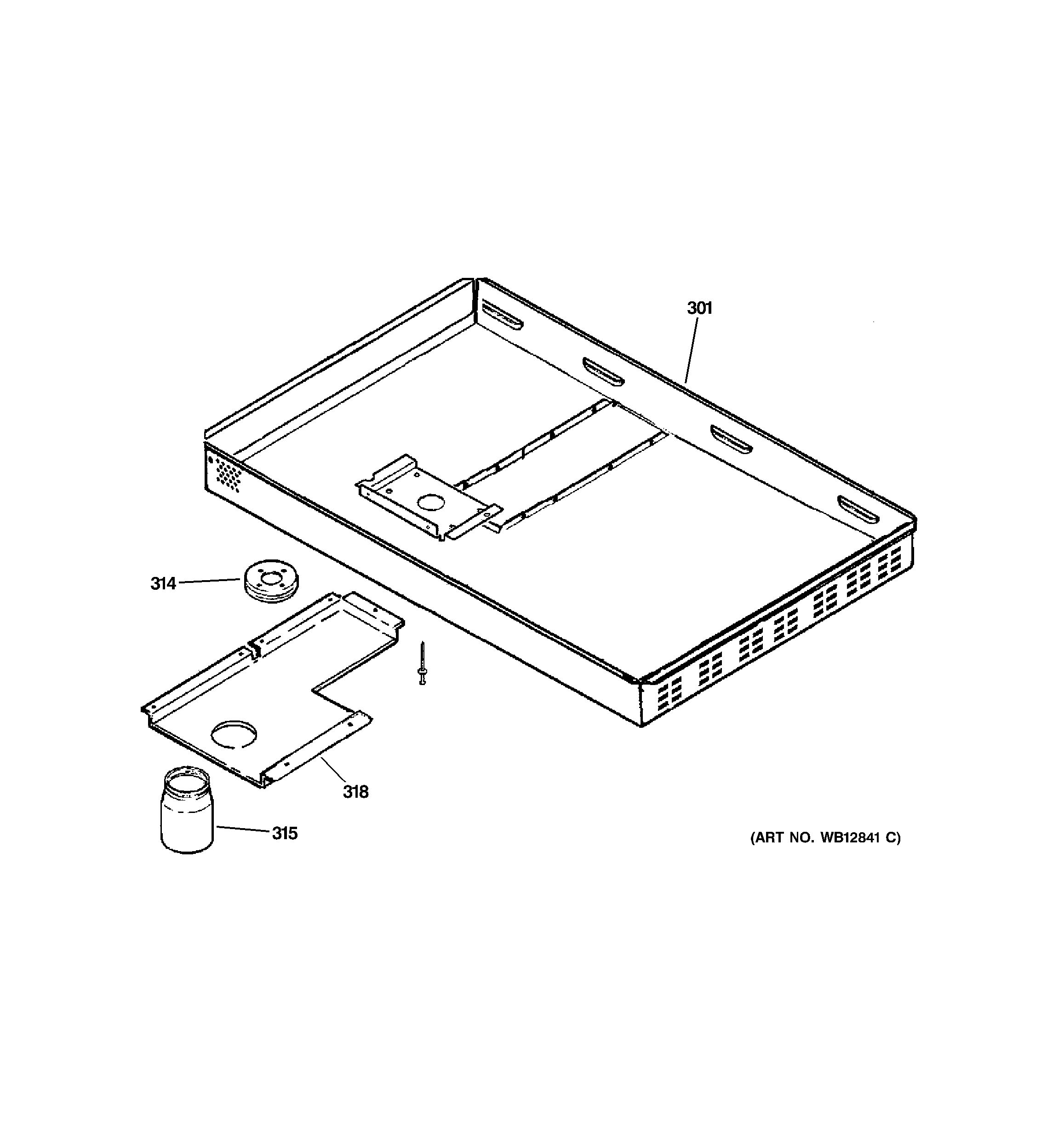 Assembly View for BURNER BOX | JGP979BEF1BB