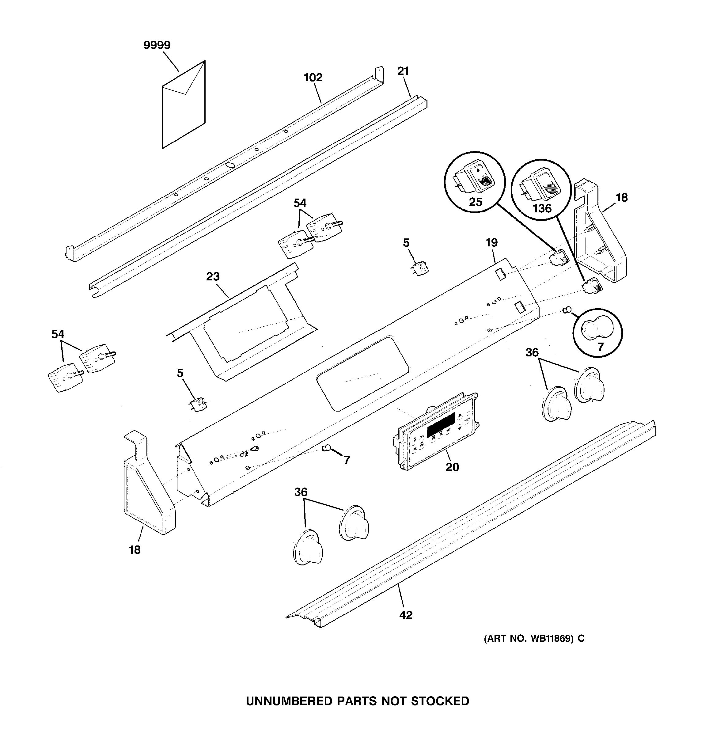 Assembly View for CONTROL PANEL | JDP40CB1CC