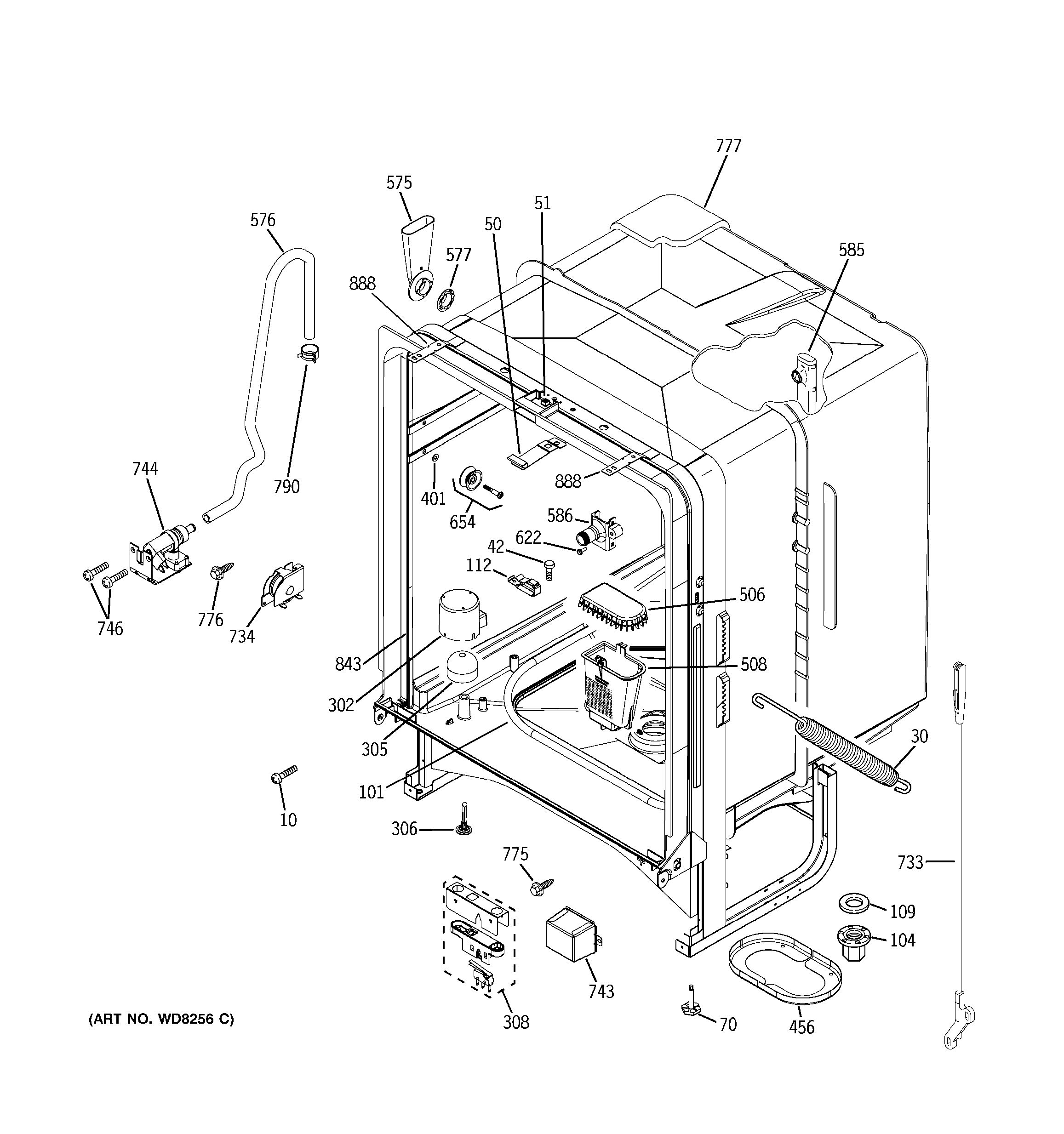 Assembly View for BODY PARTS | HLD4040N10SA