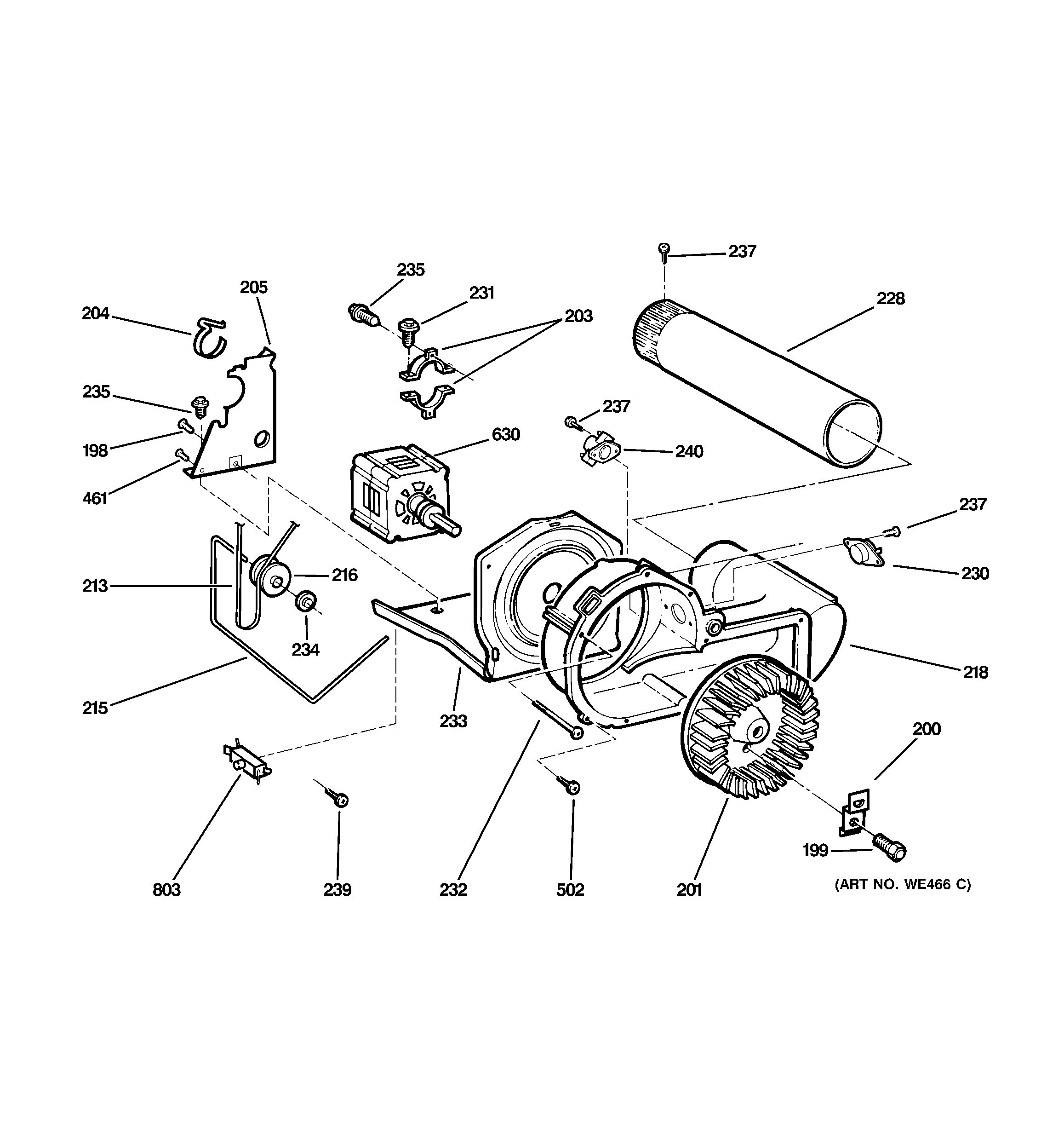 Assembly View for BLOWER & MOTOR | DHDVH52EF0WW