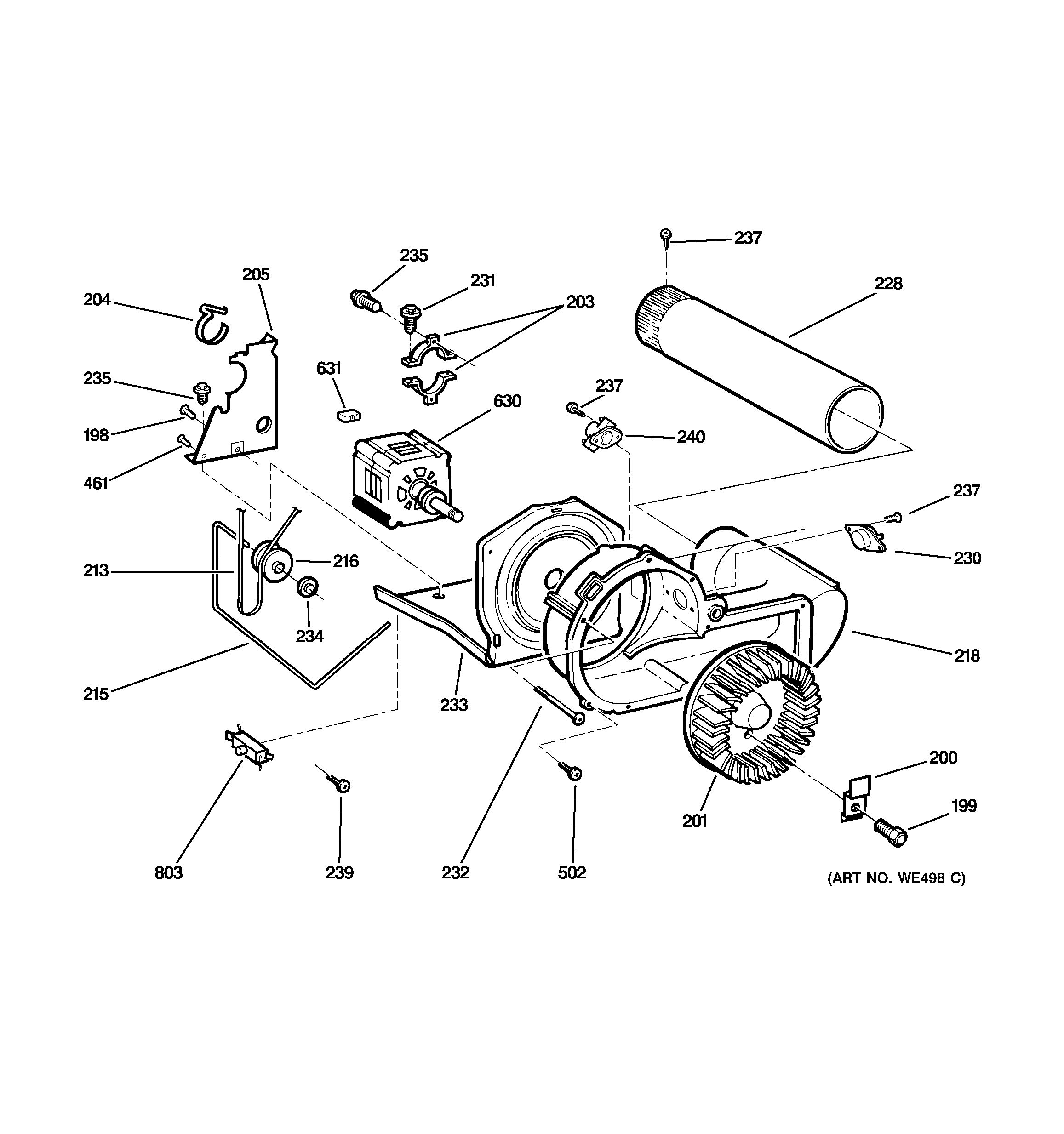 Assembly View for BLOWER & MOTOR | DHDVH66GH0BB
