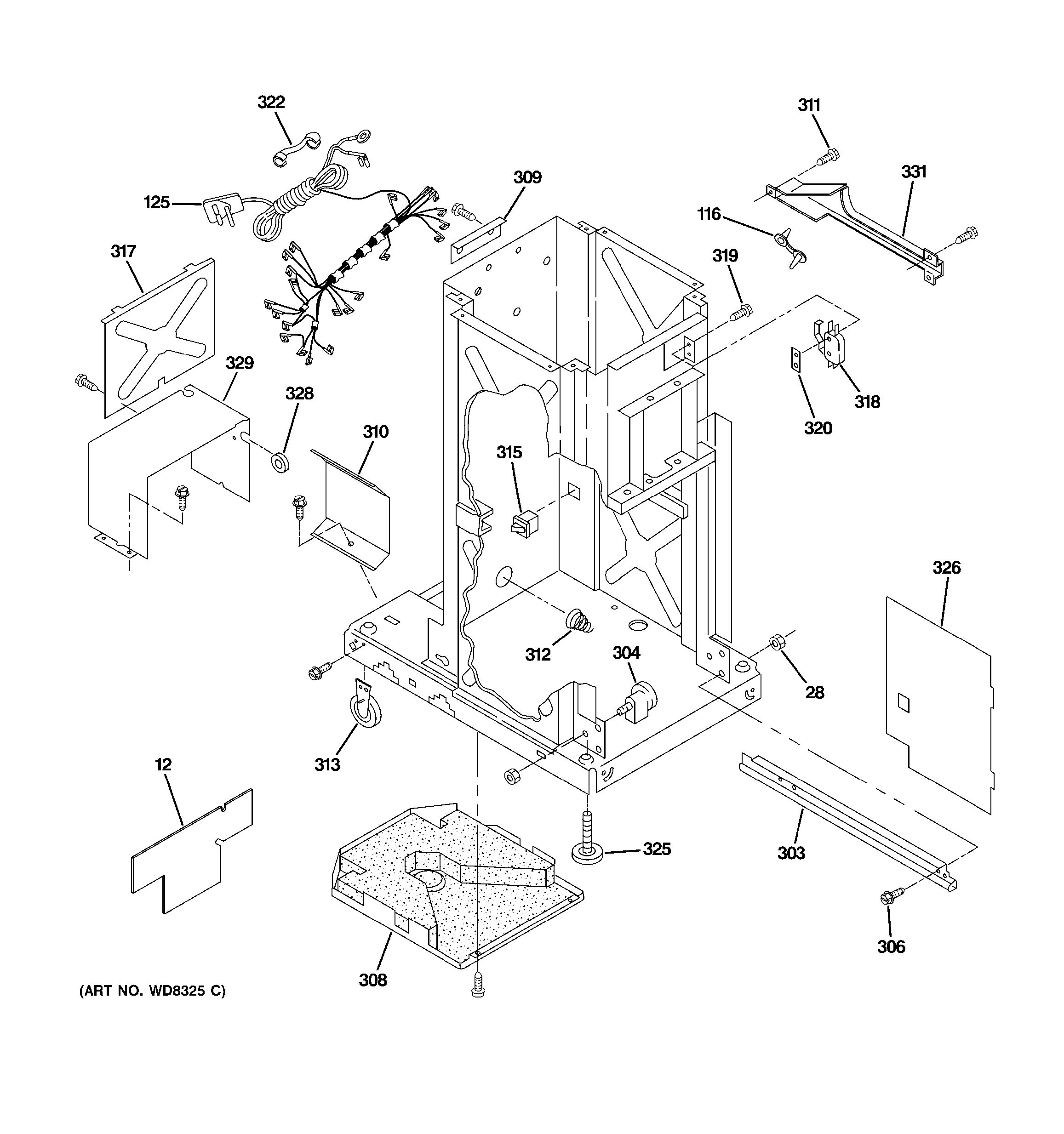 Assembly View for FRAME PARTS | GCG1580P0SS