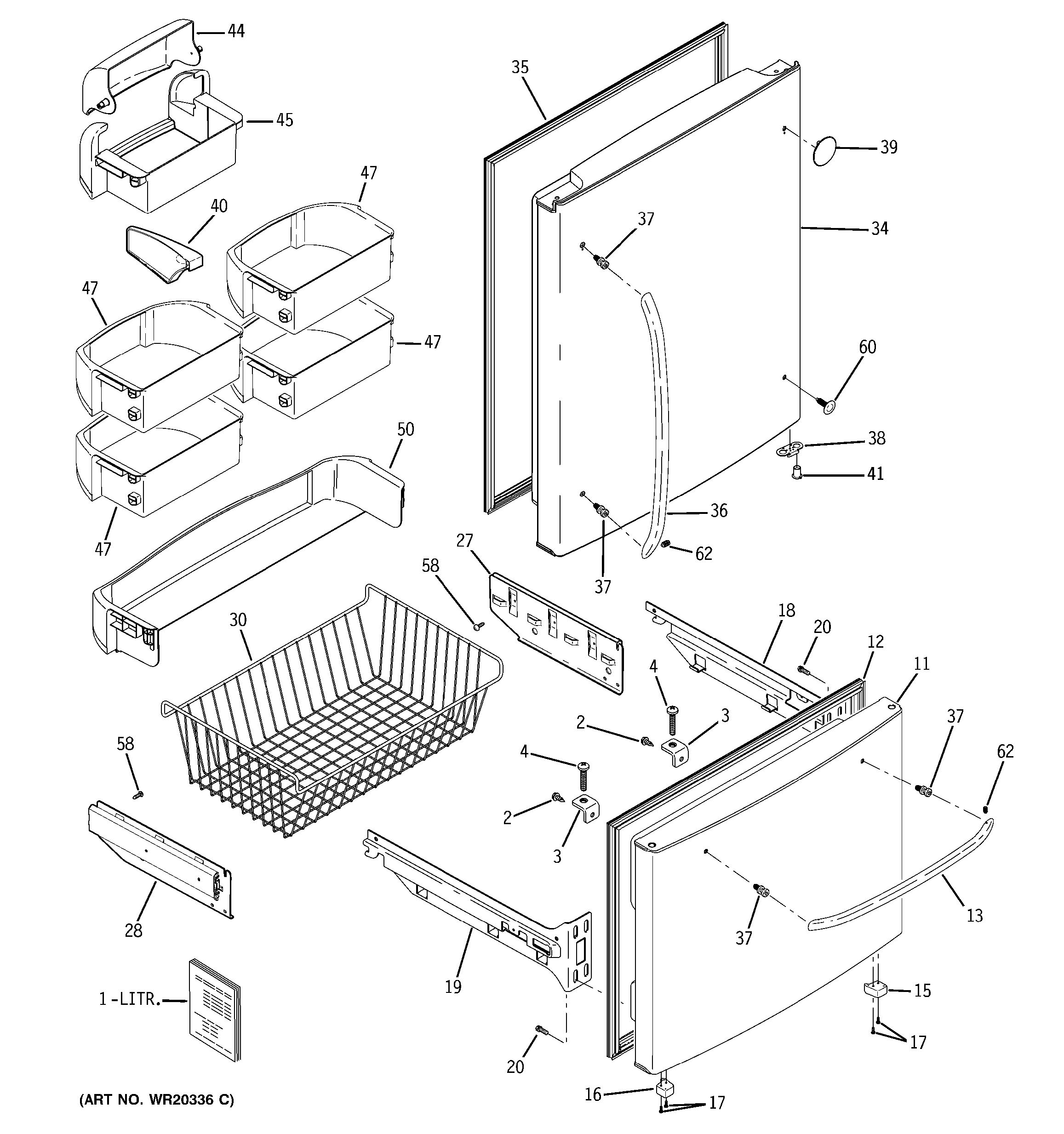 Assembly View for DOORS | GDSC0KCXCRBB