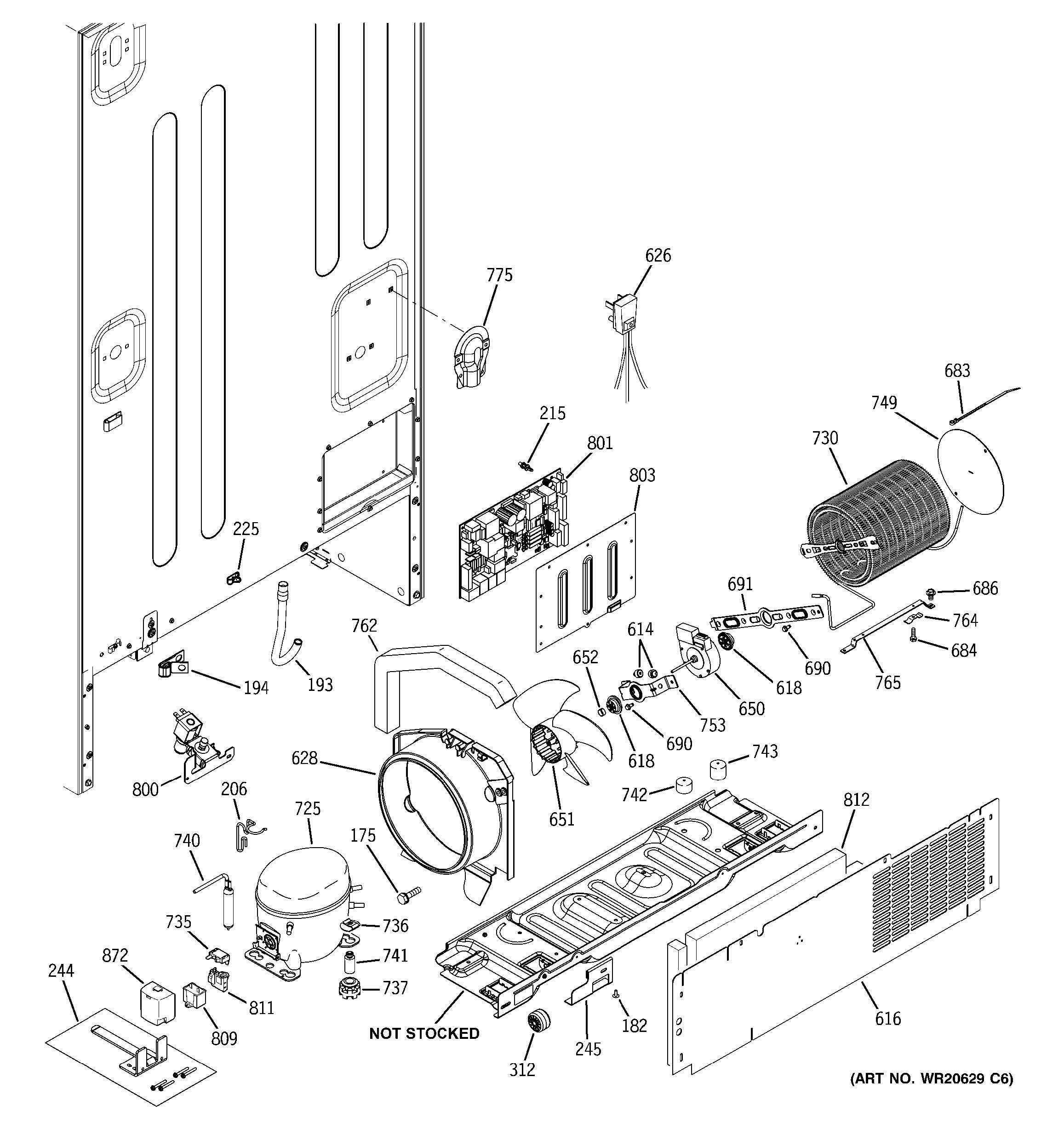 Assembly View for MACHINE COMPARTMENT | CFCP1NIZCSS
