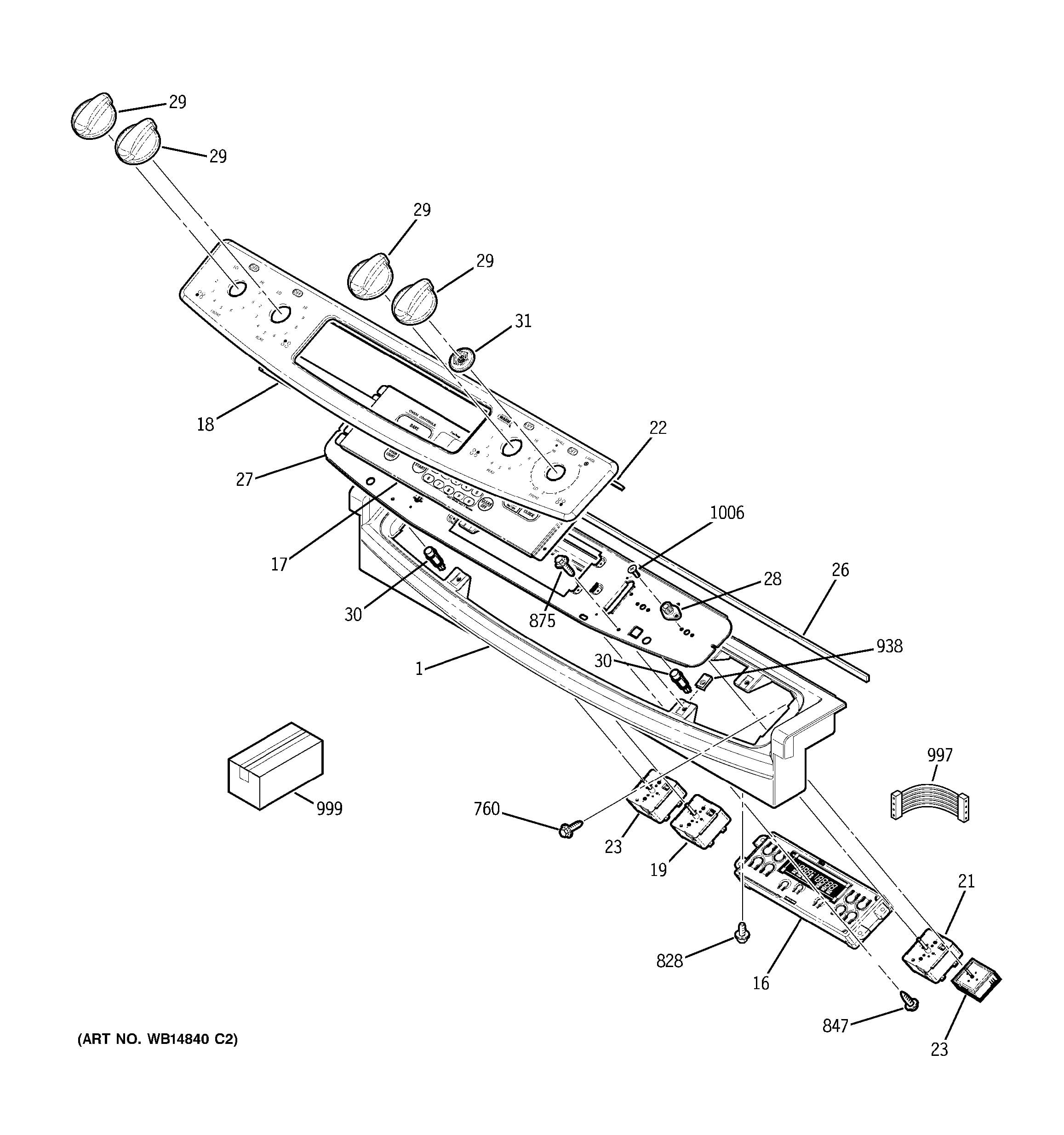 Assembly View for CONTROL PANEL | PS905SP3SS