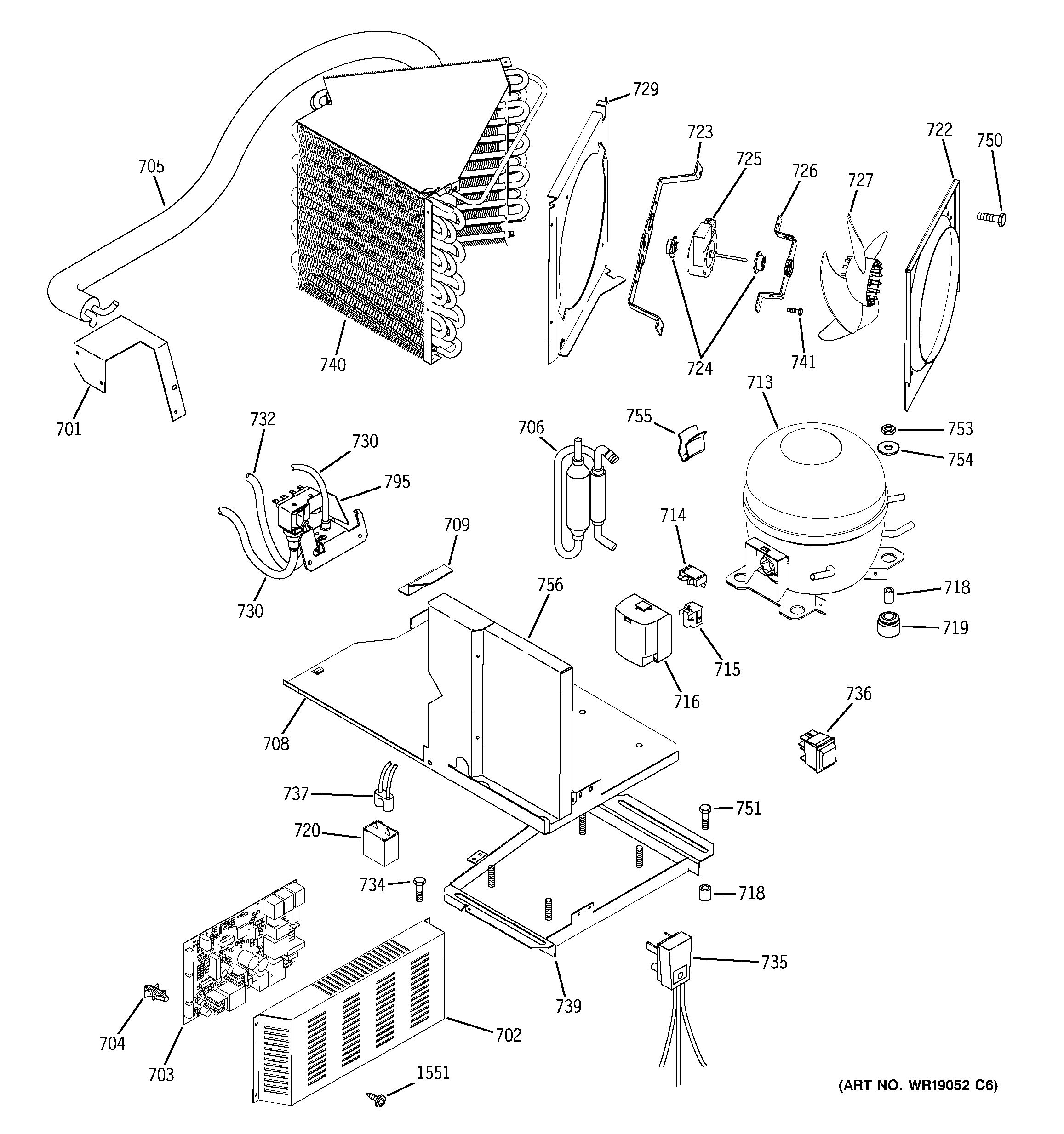 Assembly View for SEALED SYSTEM & MOTHER BOARD | ZISB360DMA