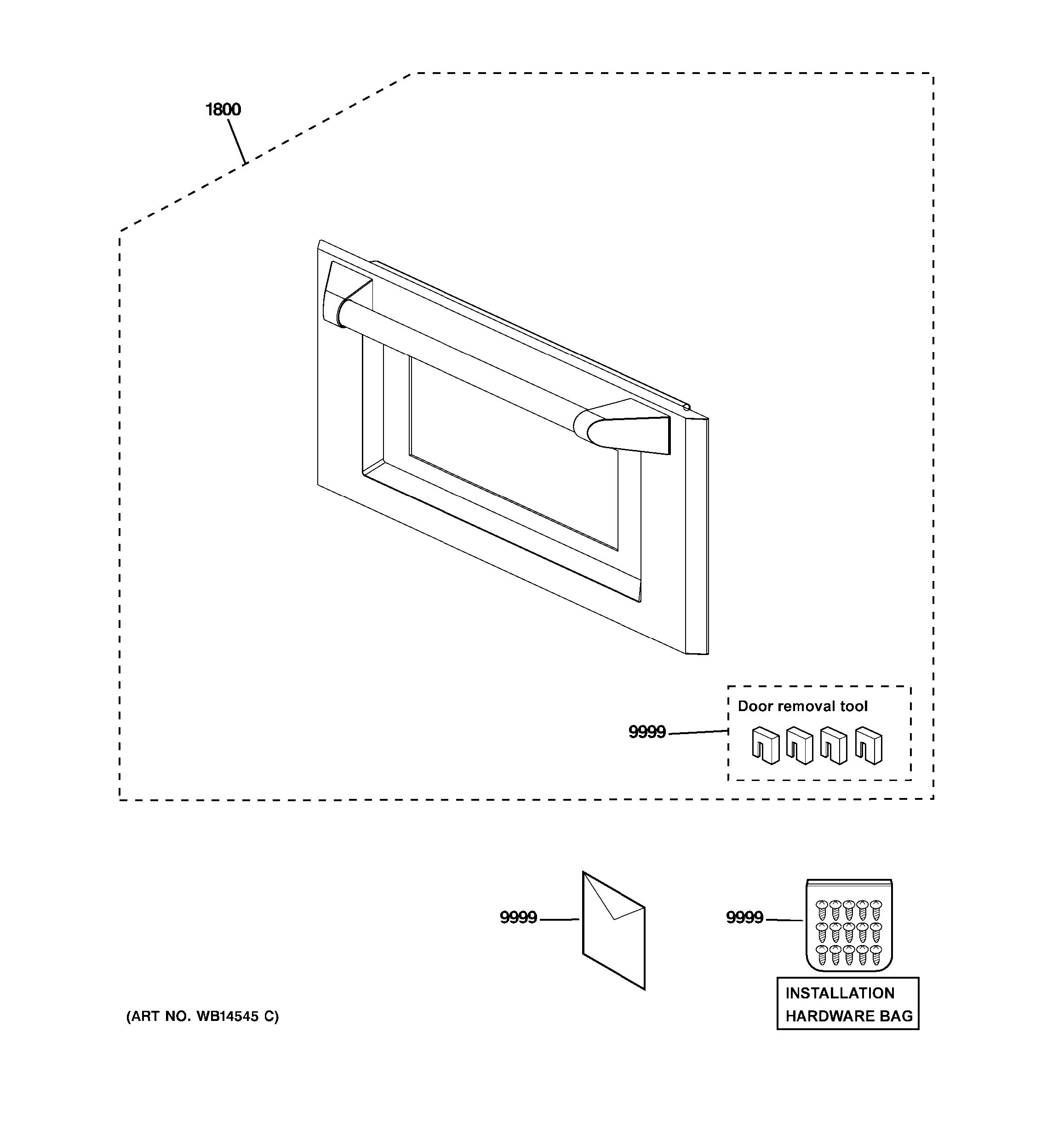 Assembly View for DOOR PARTS | ZSC2202NSS02