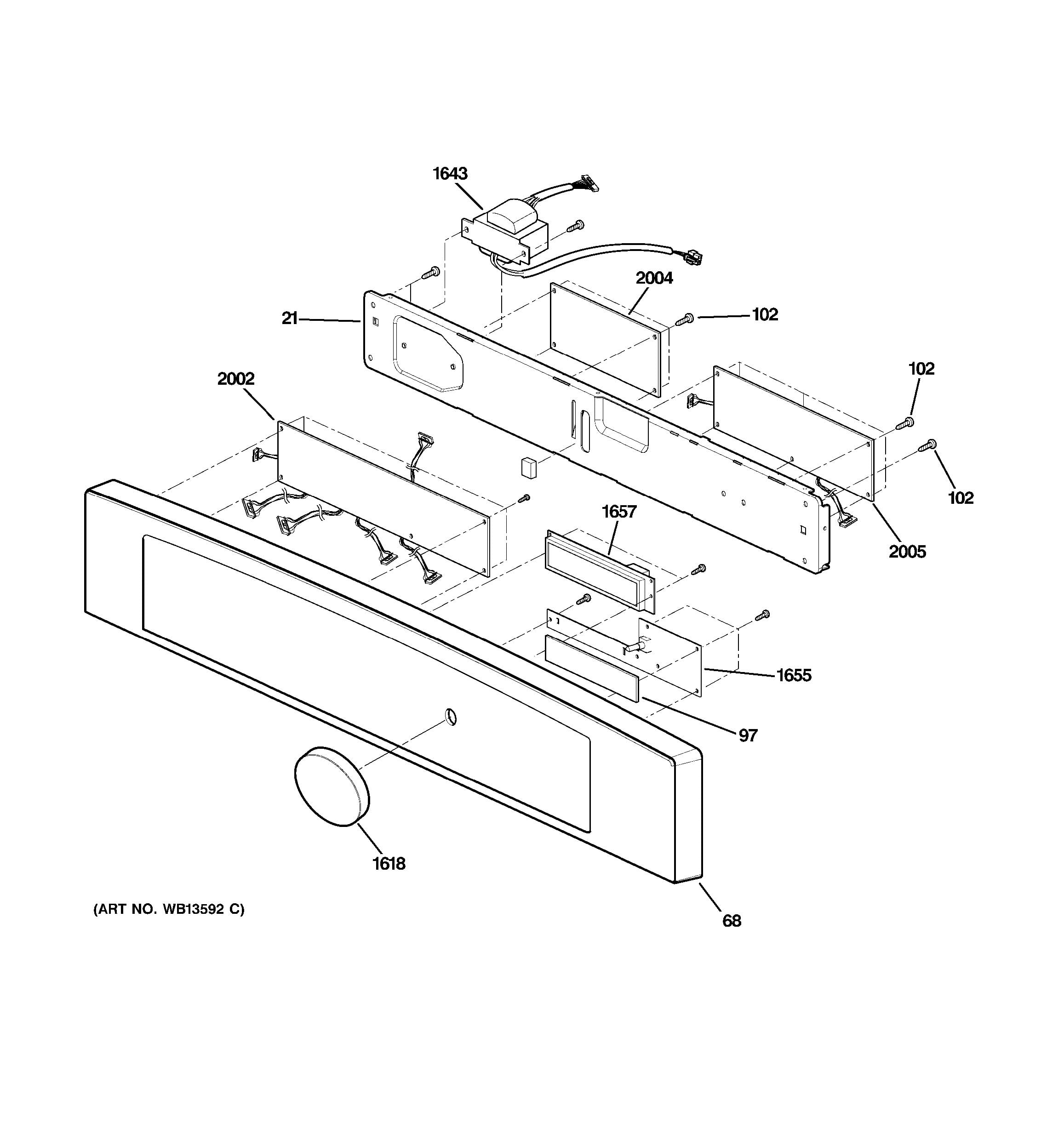 Assembly View for CONTROL PARTS | SCB1001KSS01