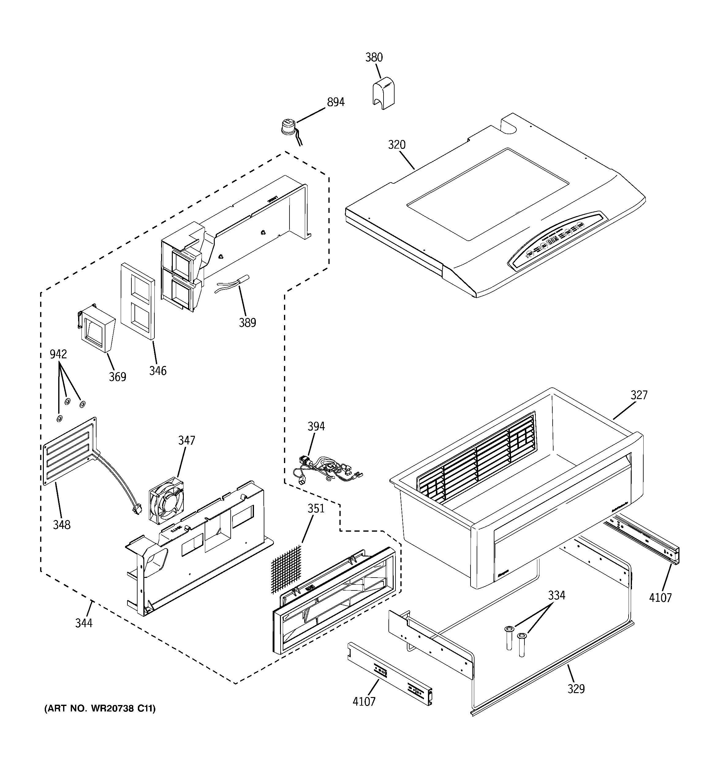 Assembly View for QUICK CHILL | ZISP420DXBSS