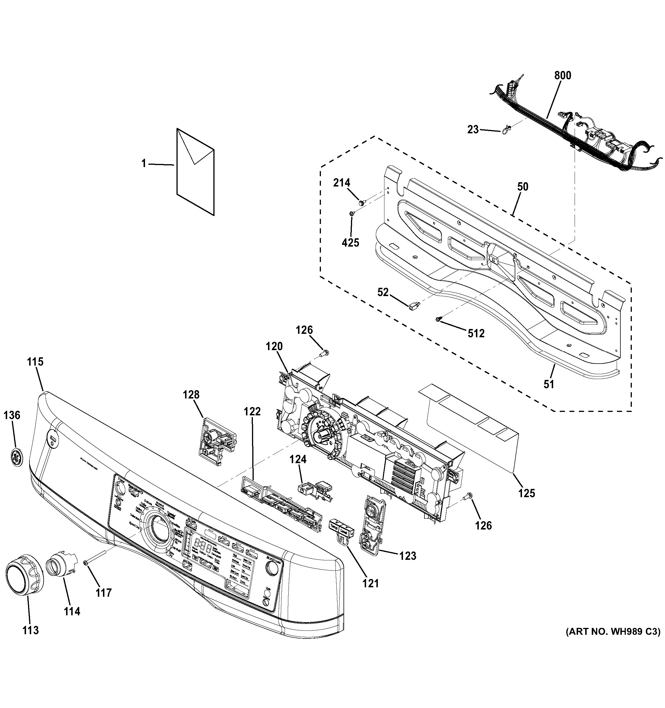 Assembly View for CONTROL PANEL | GFDS260EF0WW