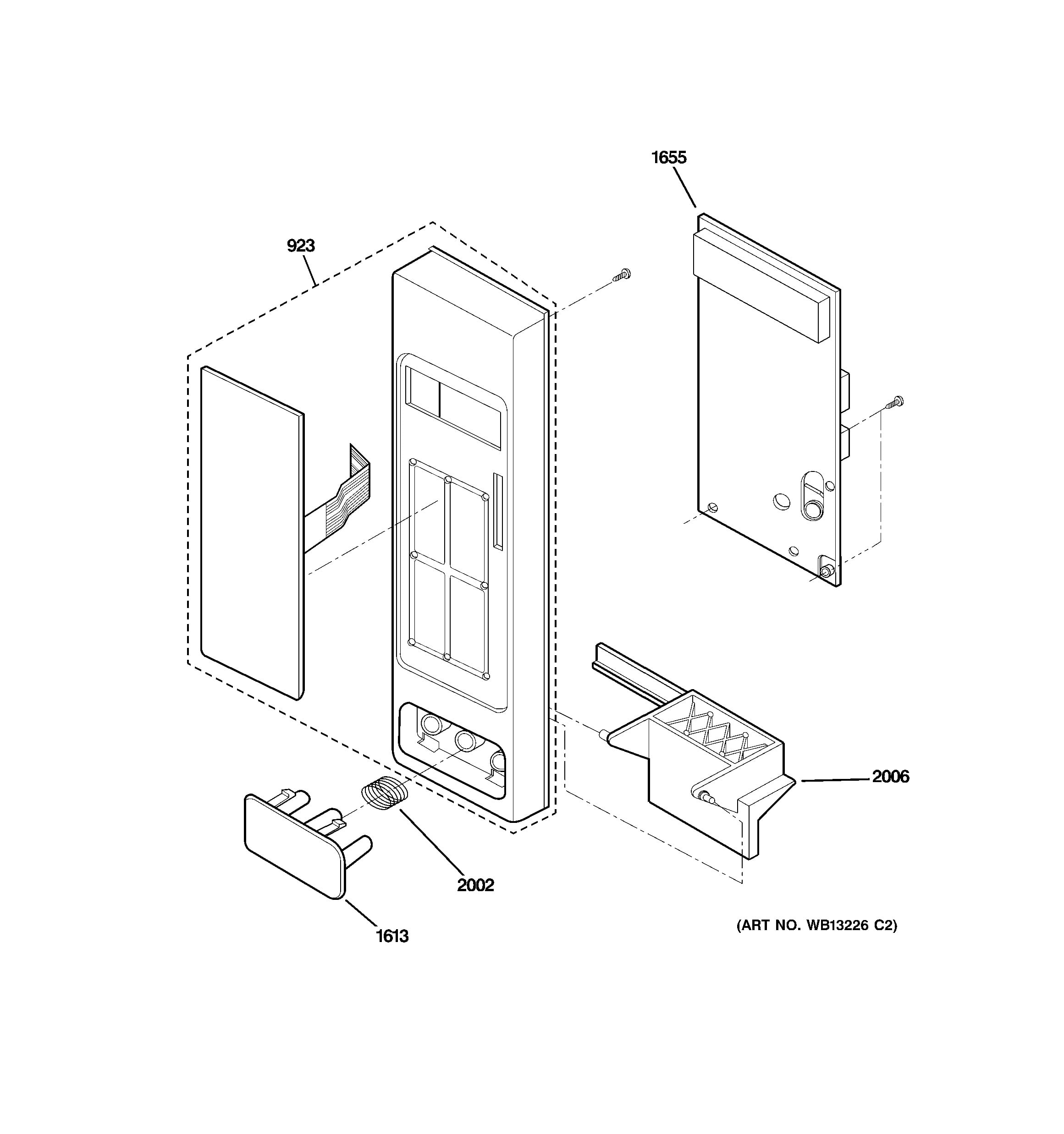 Assembly View for CONTROL PARTS | JES2051DN2BB