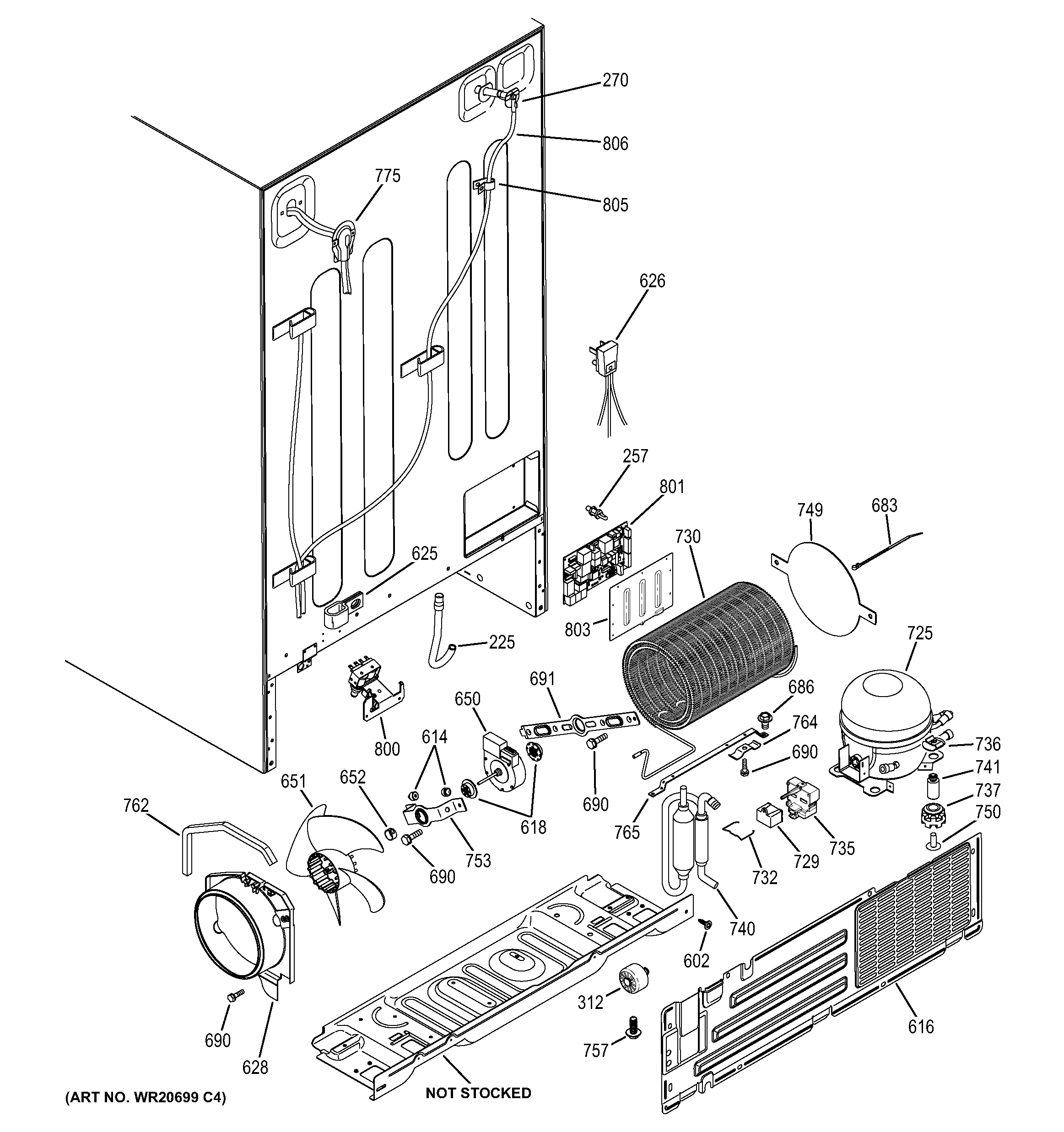 Assembly View for MACHINE COMPARTMENT | GSS23HMHBCES