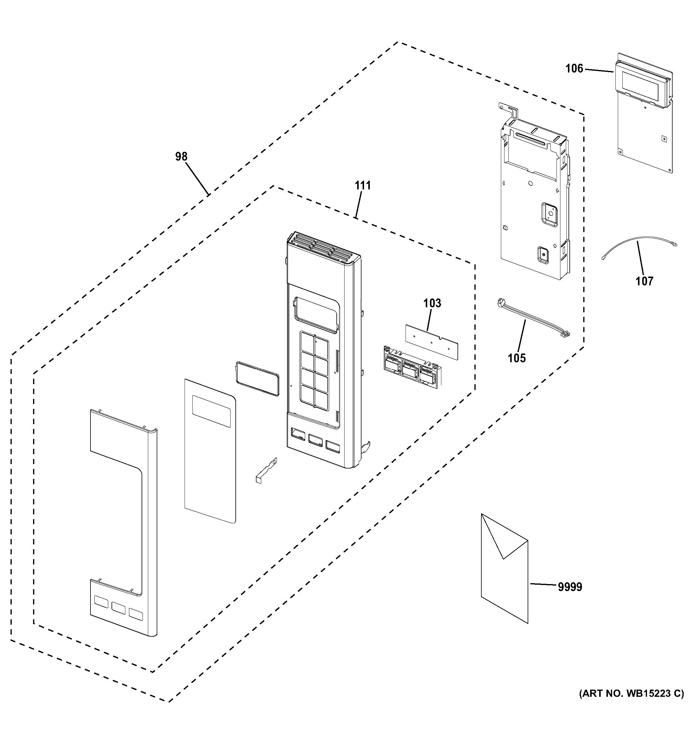 Assembly View for CONTROL PARTS | PNM9196SF1SS