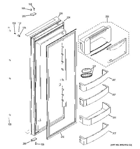 Ge Monogram Built In Refrigerator Parts Diagram | Reviewmotors.co