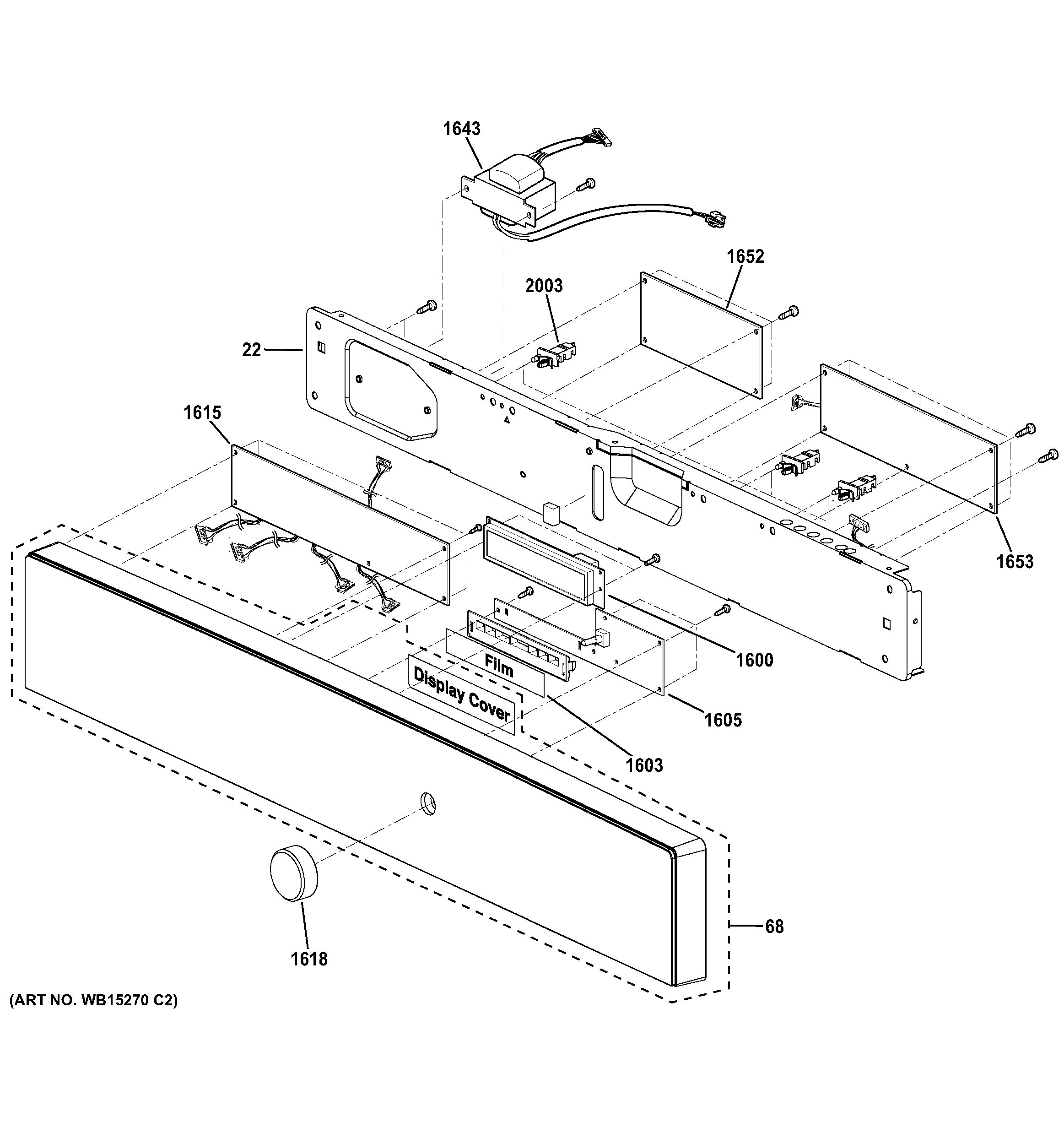 Assembly View for CONTROL PARTS | PSB9120SF2SS