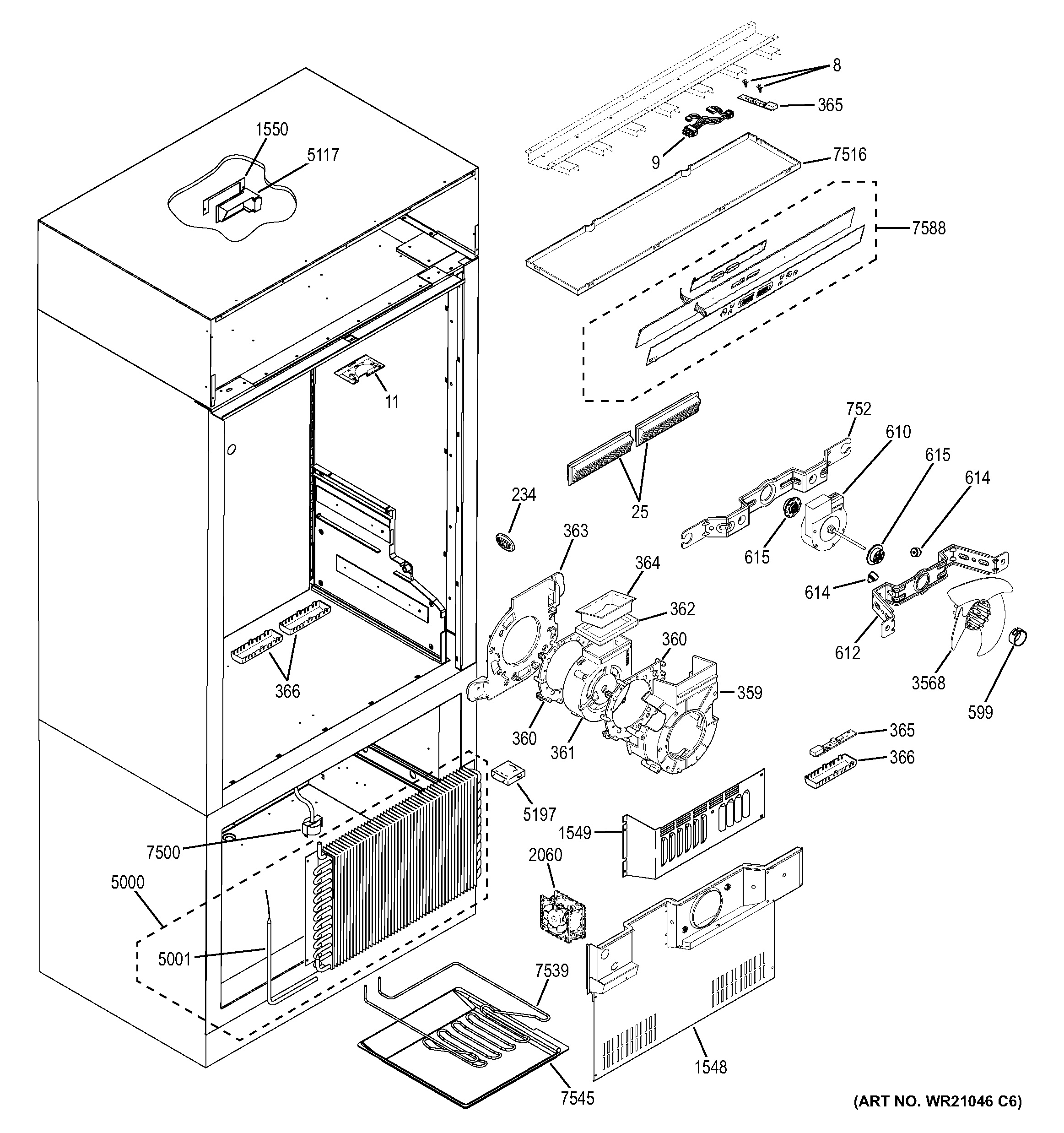 Assembly View for CONTROLS & COMPONENTS | ZIPS360NHBSS