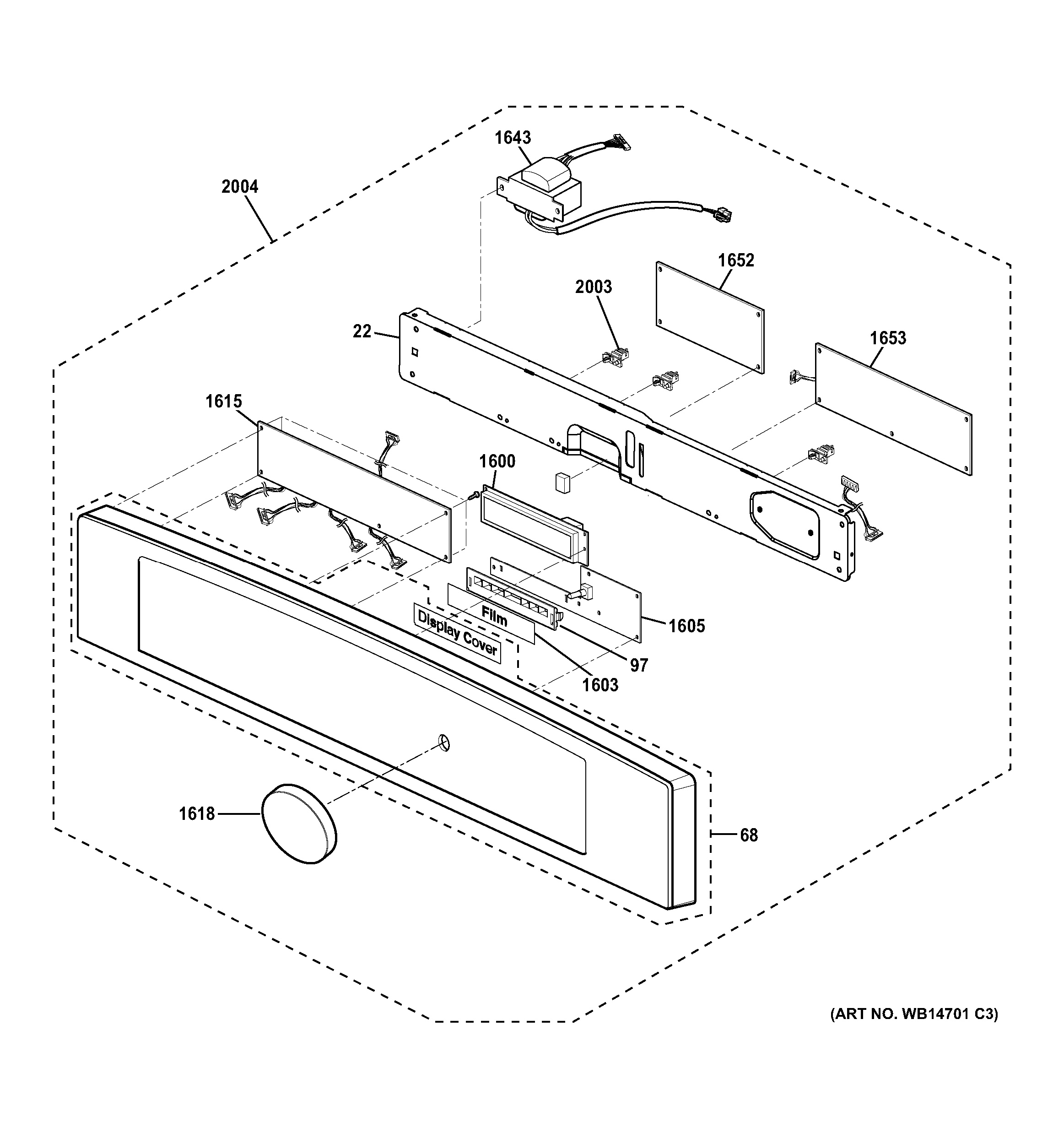 Assembly View for CONTROL PARTS | ZSC1202J1SS