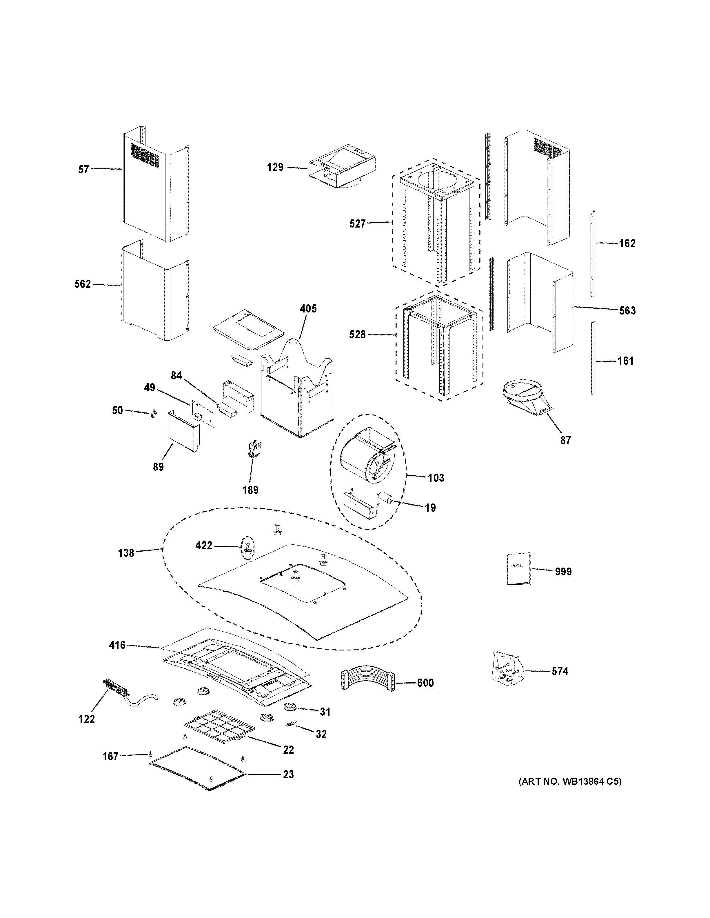 Assembly View for RANGE HOOD | ZV925SL3SS