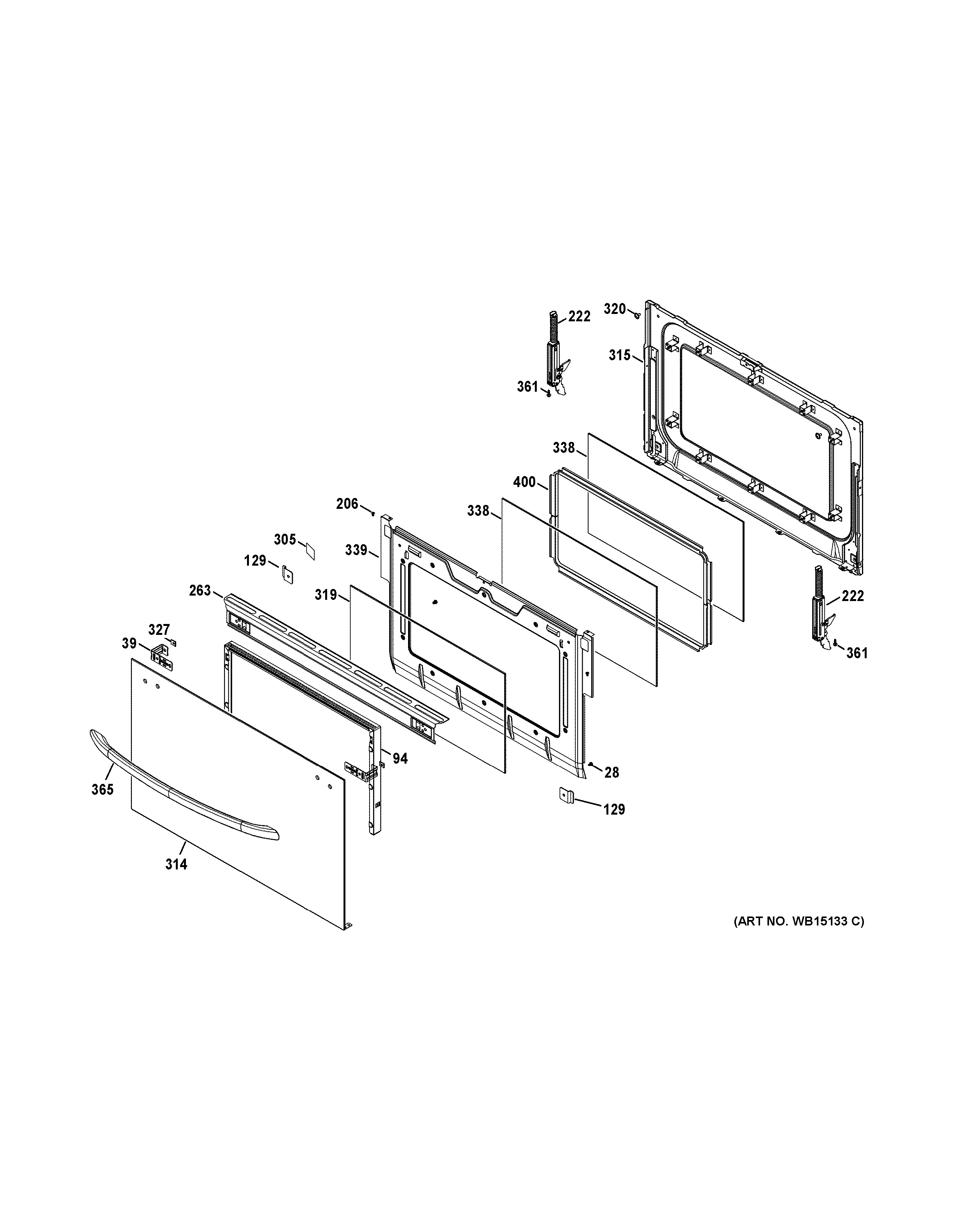 Assembly View for LOWER DOOR | JGB870DET2BB