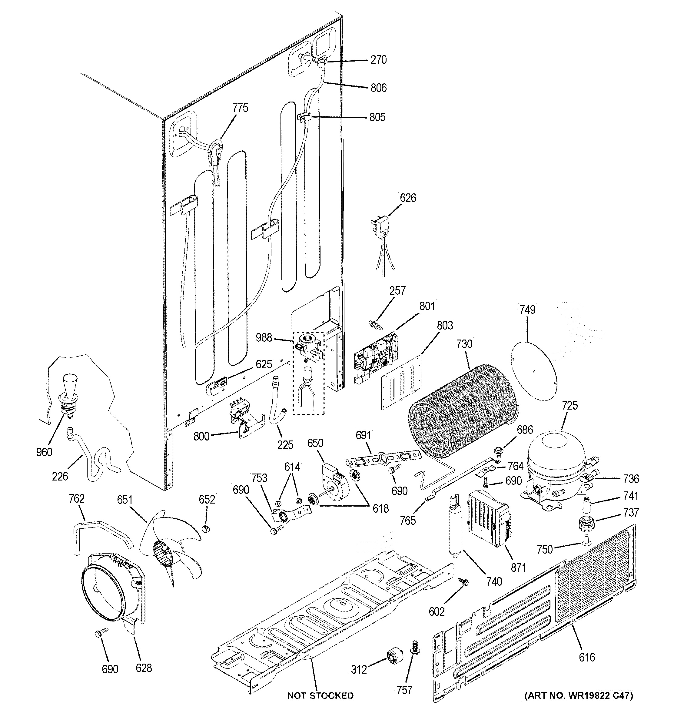 Assembly View for MACHINE COMPARTMENT | CZS25TSEBFSS