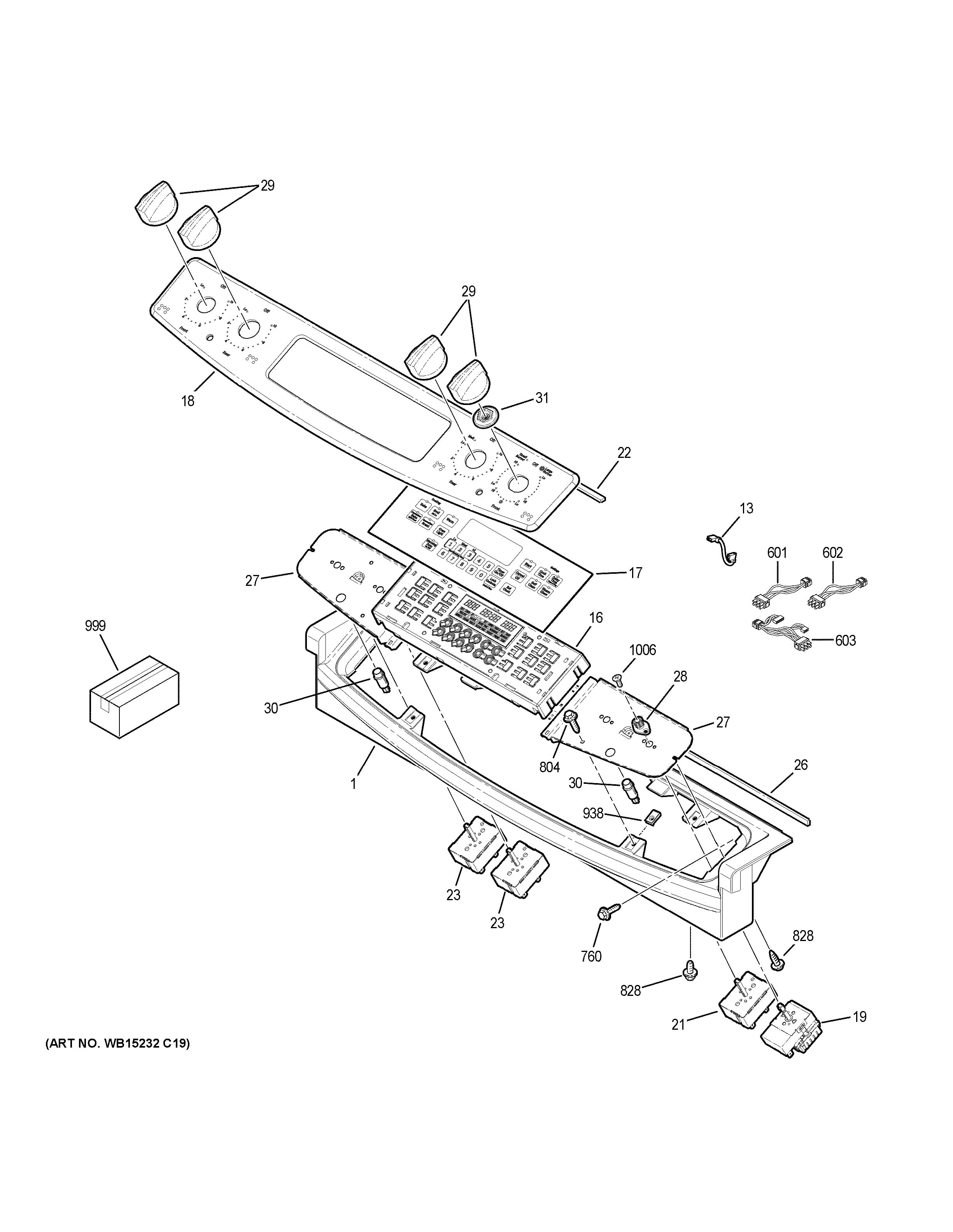 Assembly View for CONTROL PANEL | JD630SF7SS
