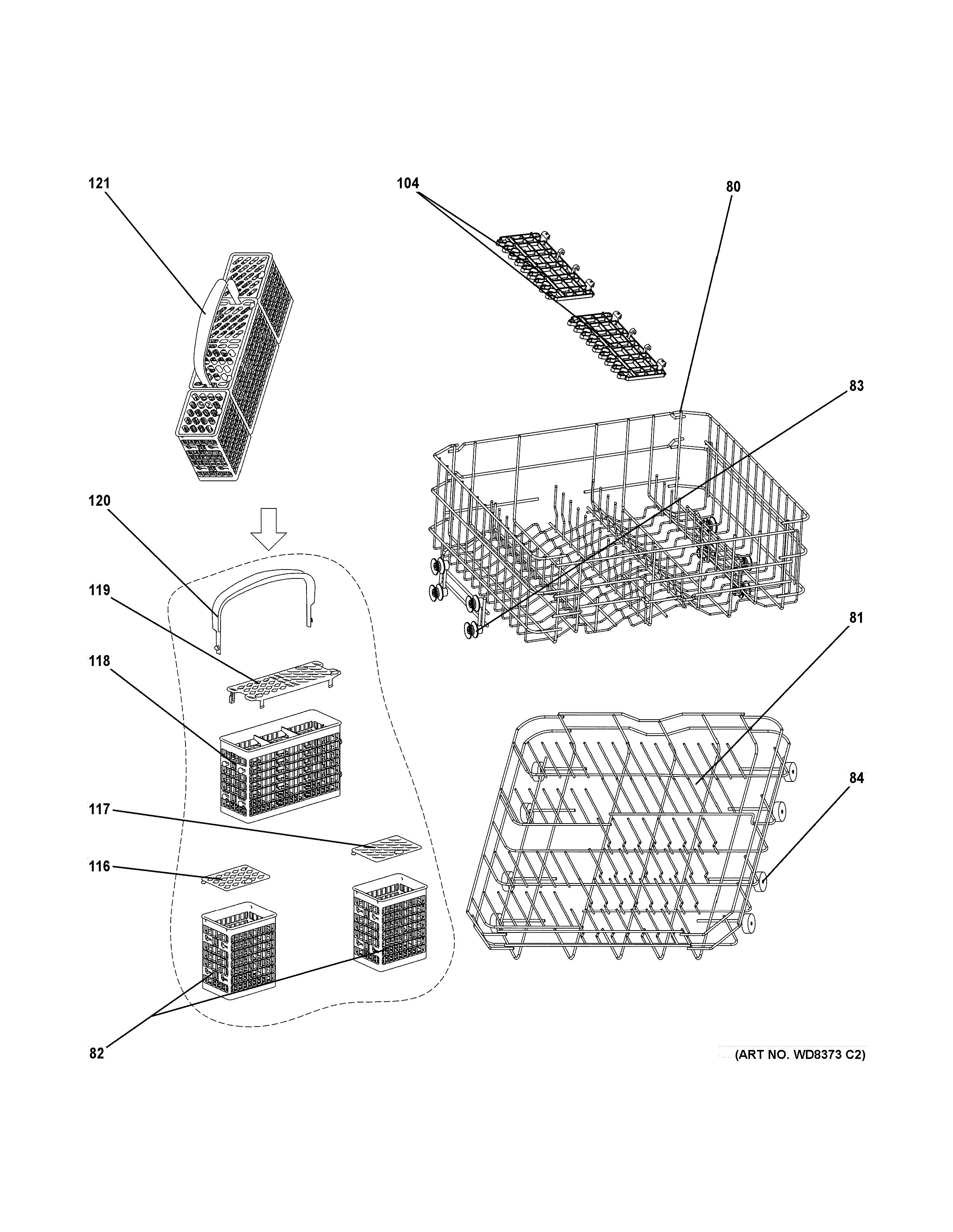 Assembly View for RACK ASSEMBLIES | GLDA690F00BB