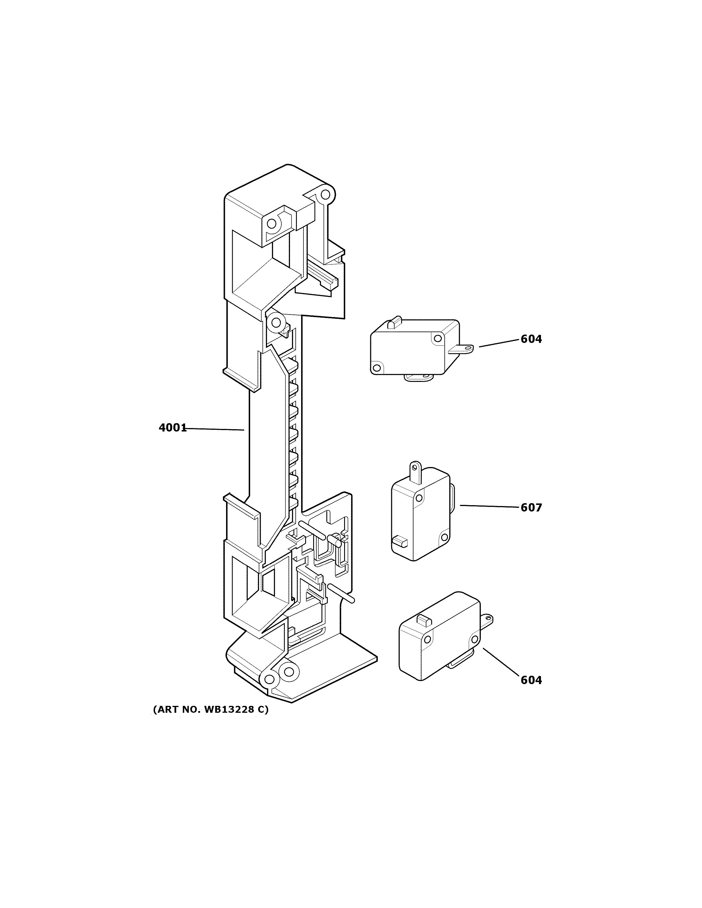 Assembly View for LATCH BOARD PARTS | PEB2060SM1SS