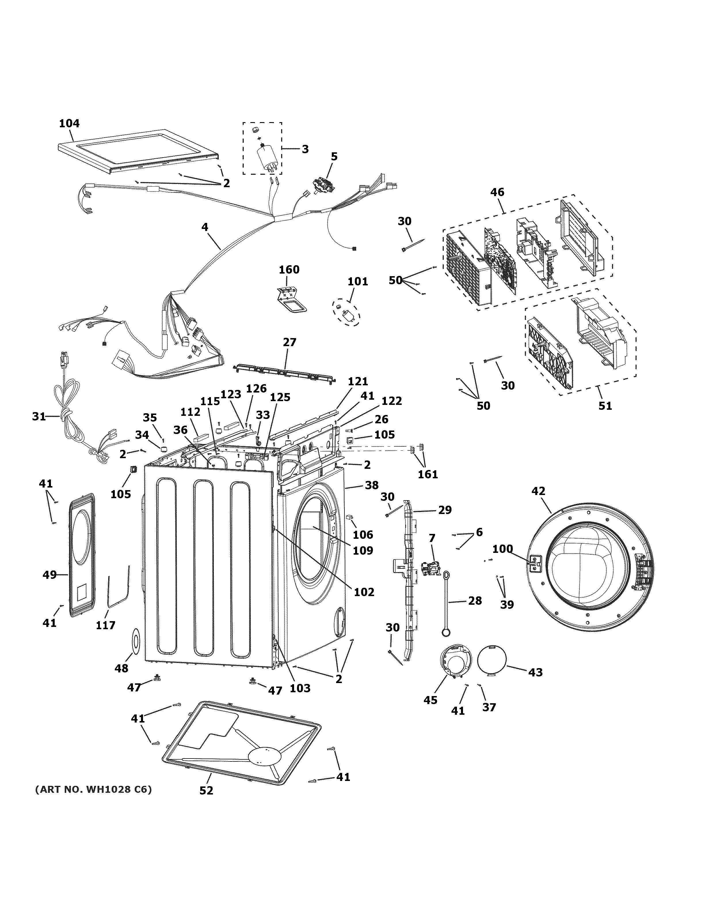 Assembly View for CABINET | GFQ14ESSN0WW