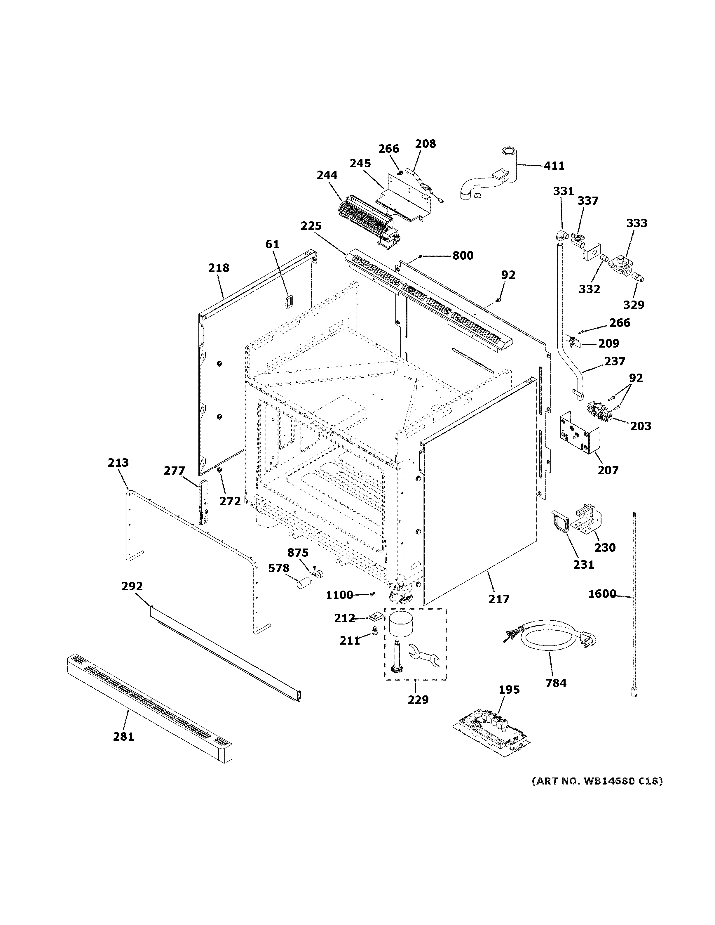 Assembly View for BODY PARTS | C2Y366P2M1S1