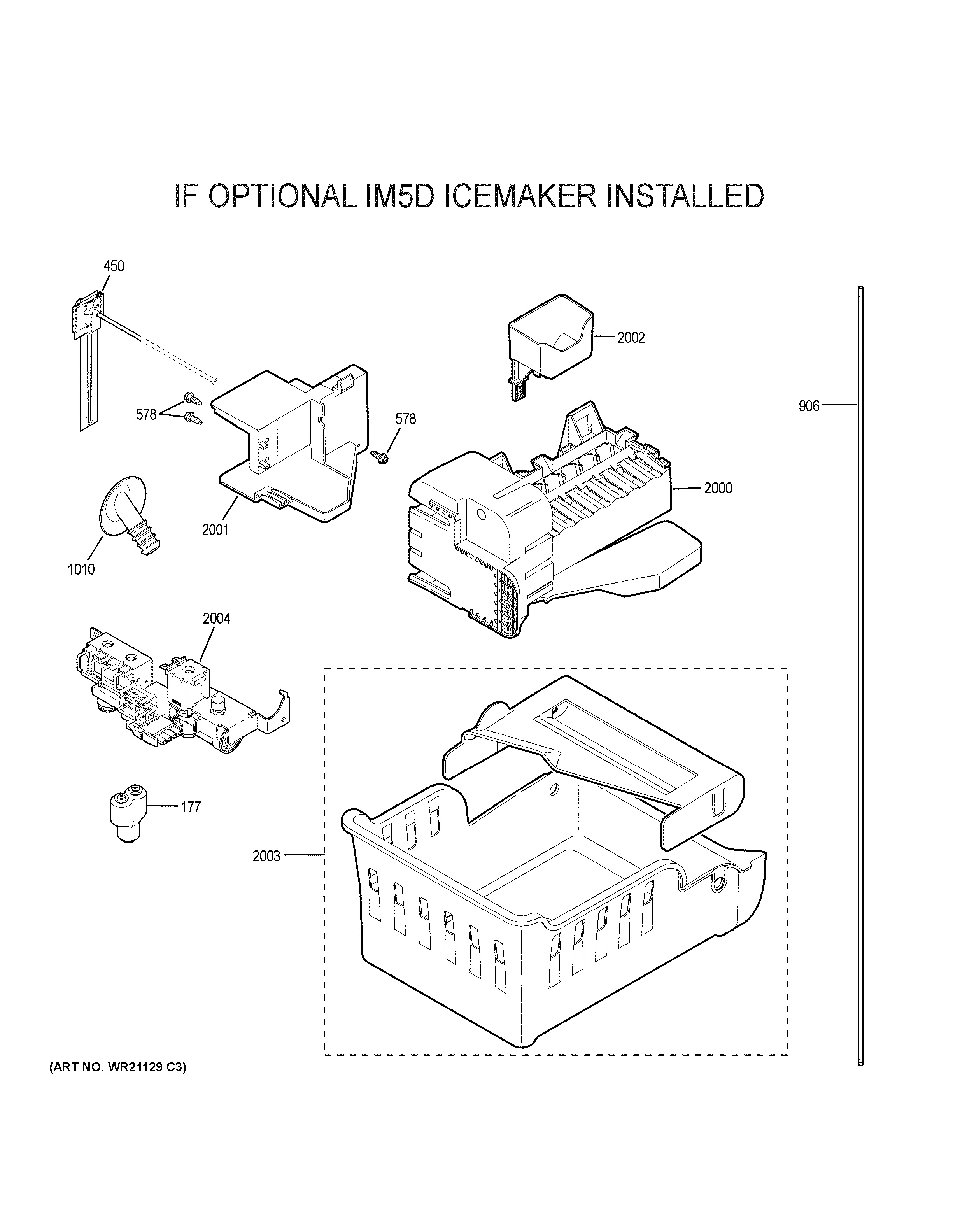 Assembly View for OPTIONAL ACCESSORIES | GFE28GSKMSS