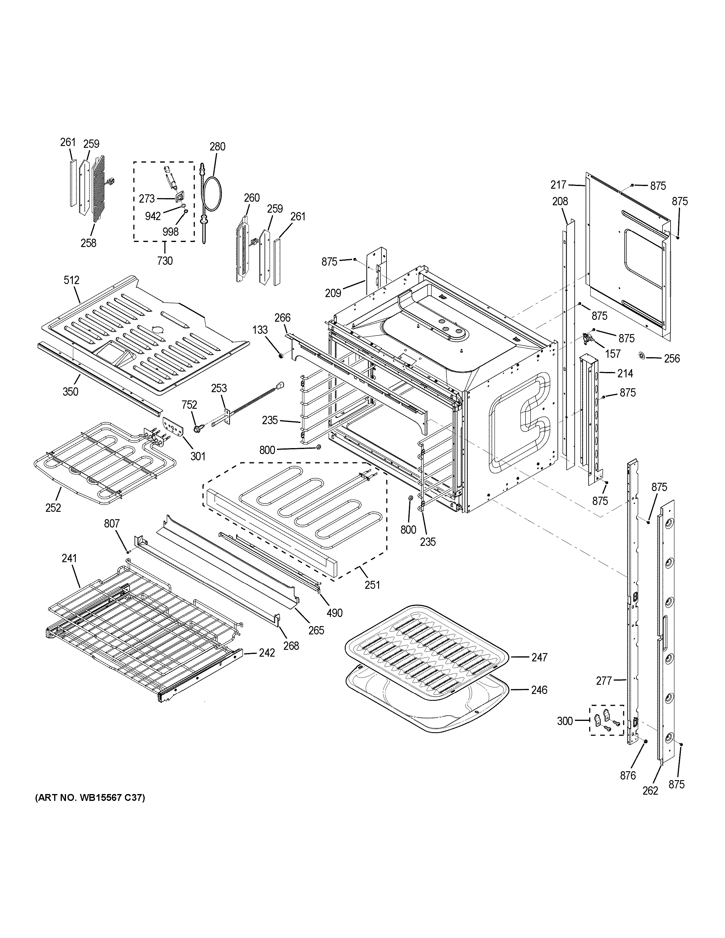 Assembly View for UPPER OVEN | ZET2PH1SS