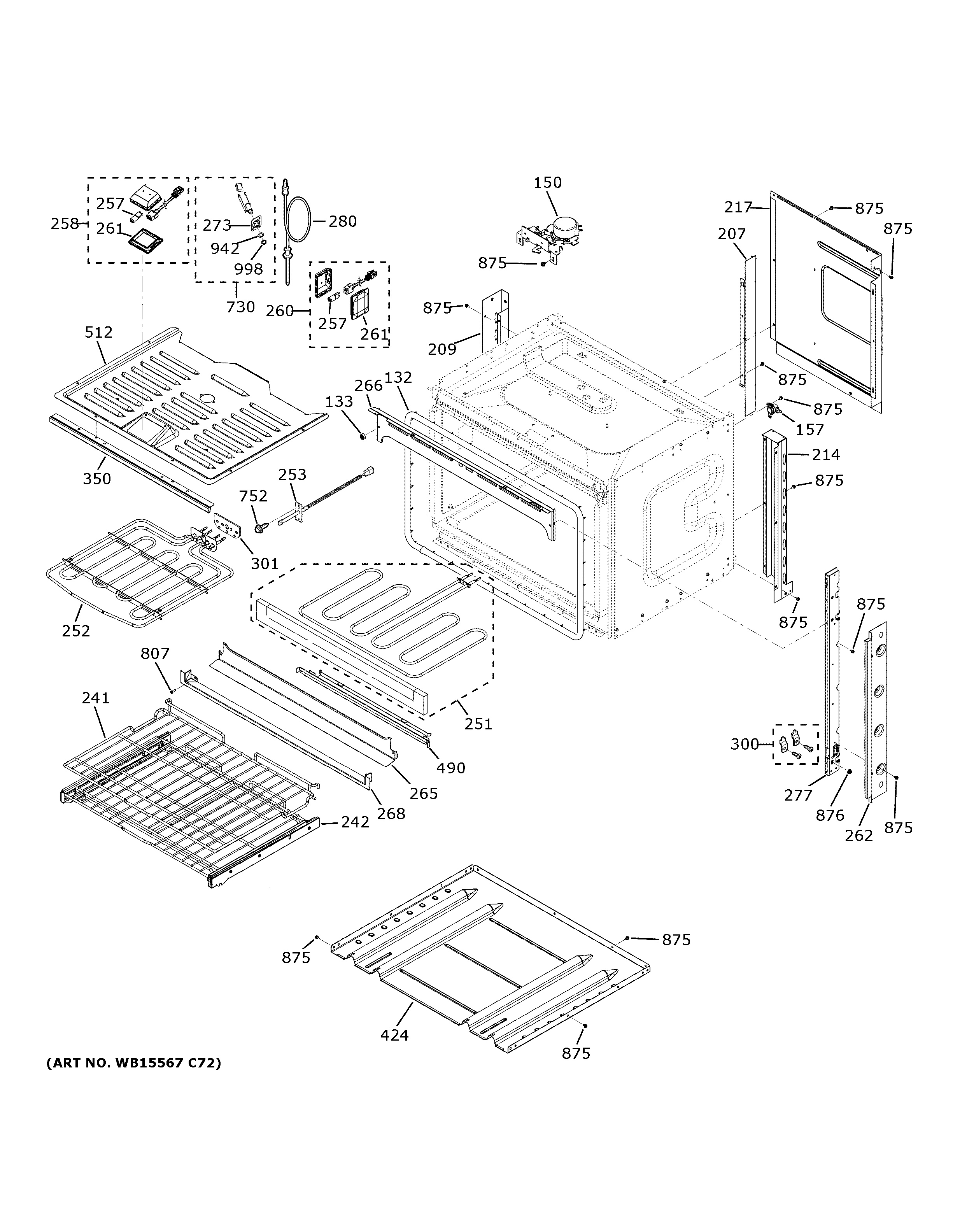 Assembly View for BODY PARTS | PTS7000SN2SS