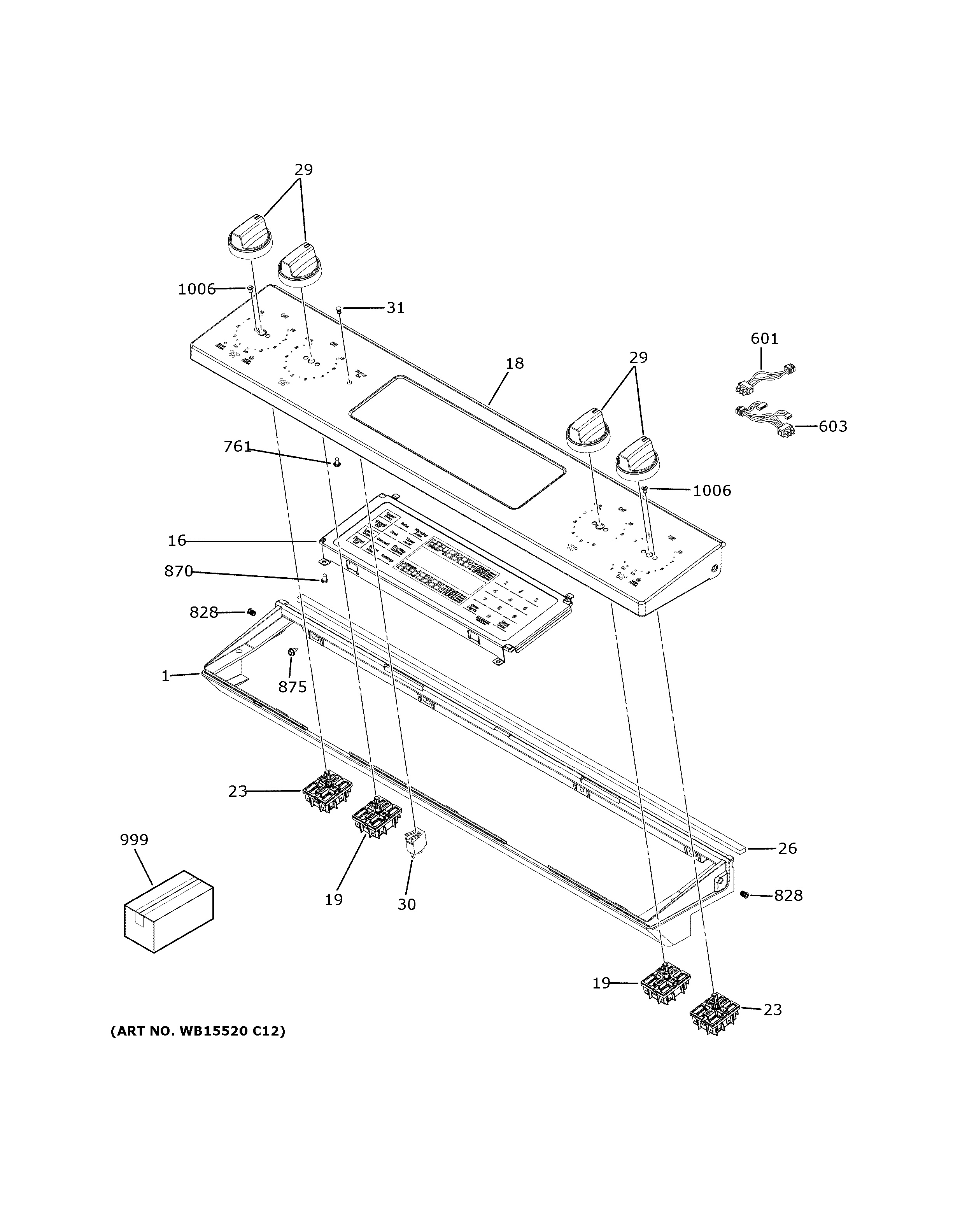Assembly View for CONTROL PANEL | JSS86SP1SS