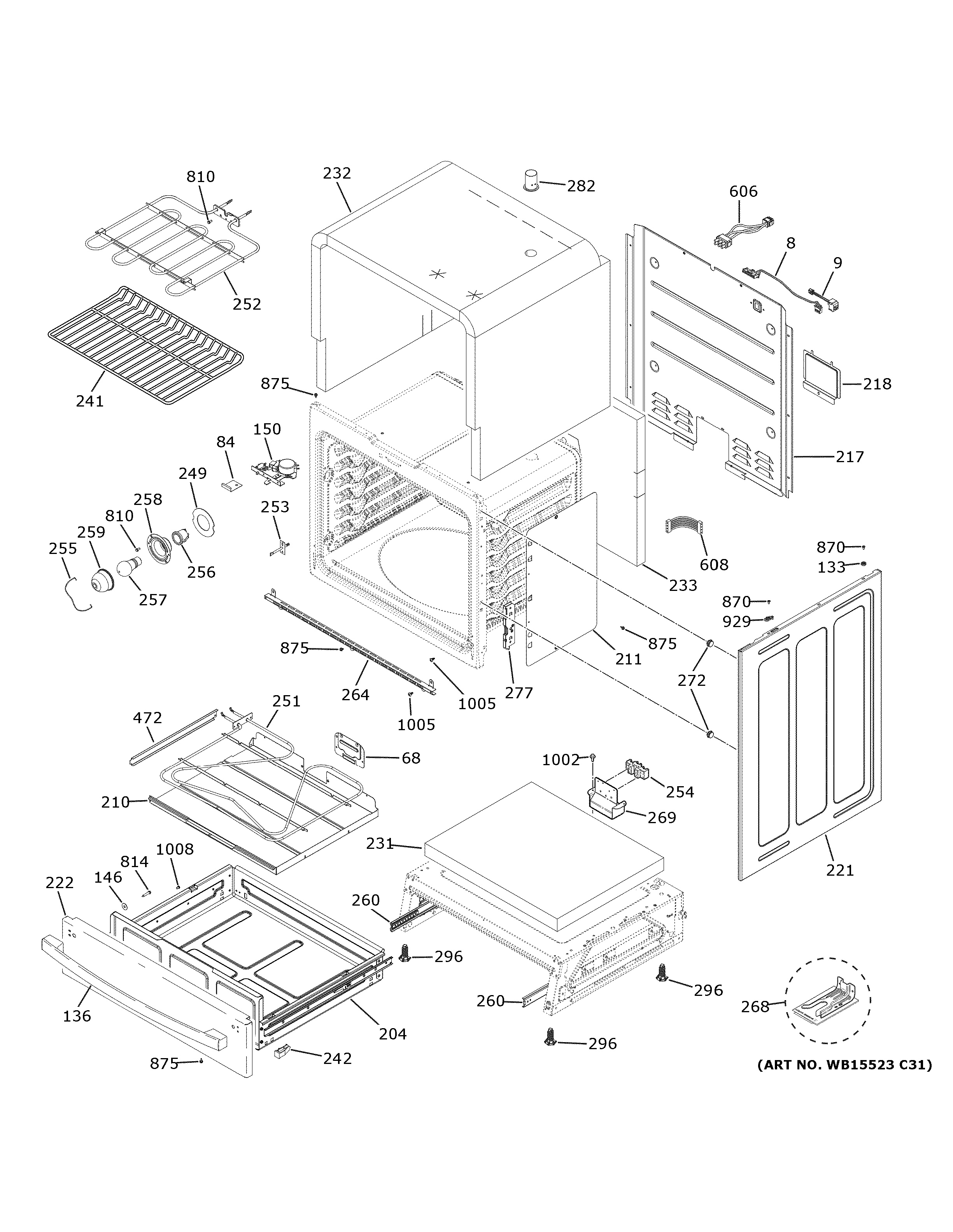 Assembly View for BODY PARTS | JS760SP1SS