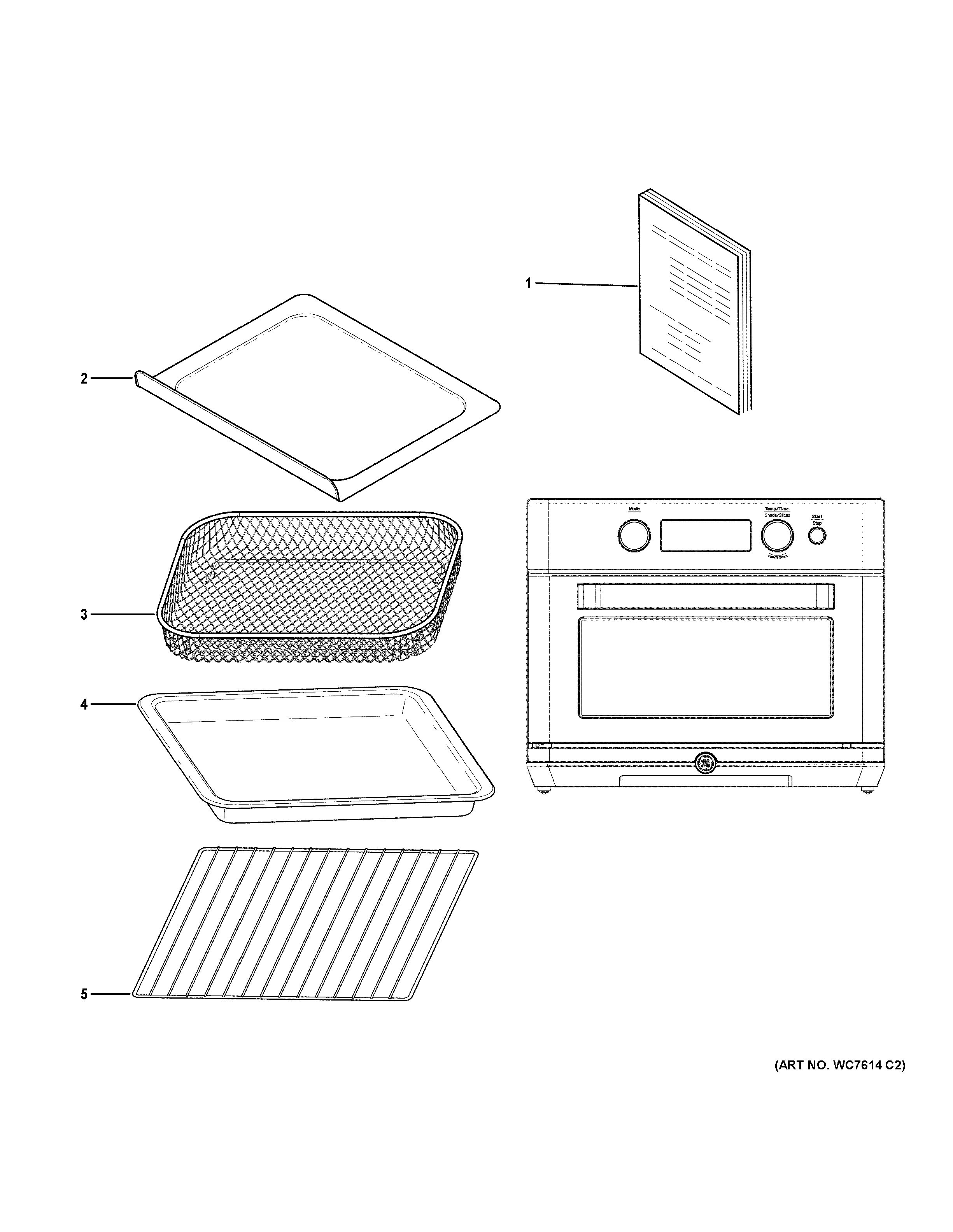 Assembly View for TOASTER OVEN | G9OAAASSP1SS