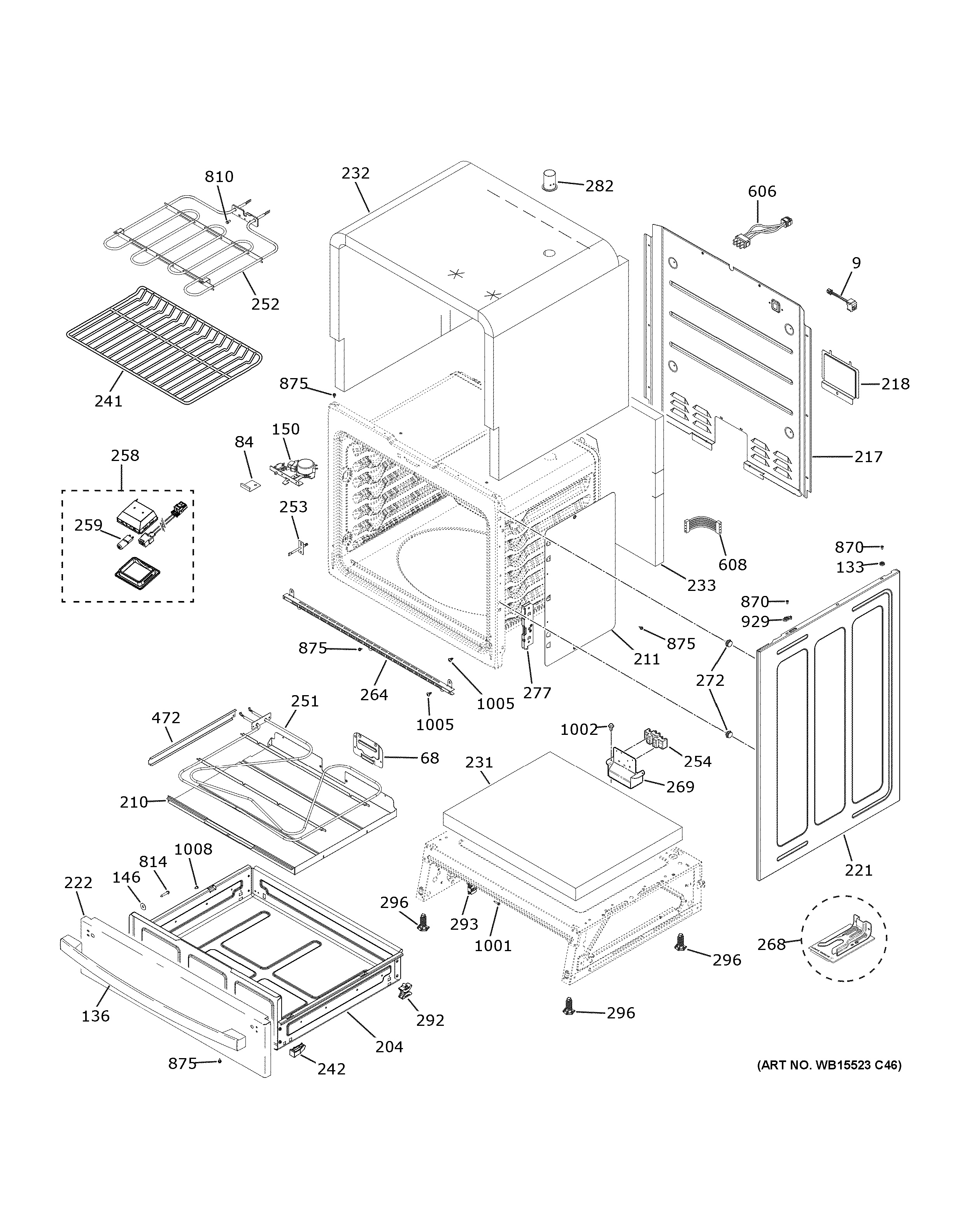 Assembly View for BODY PARTS | JS760SP5SS
