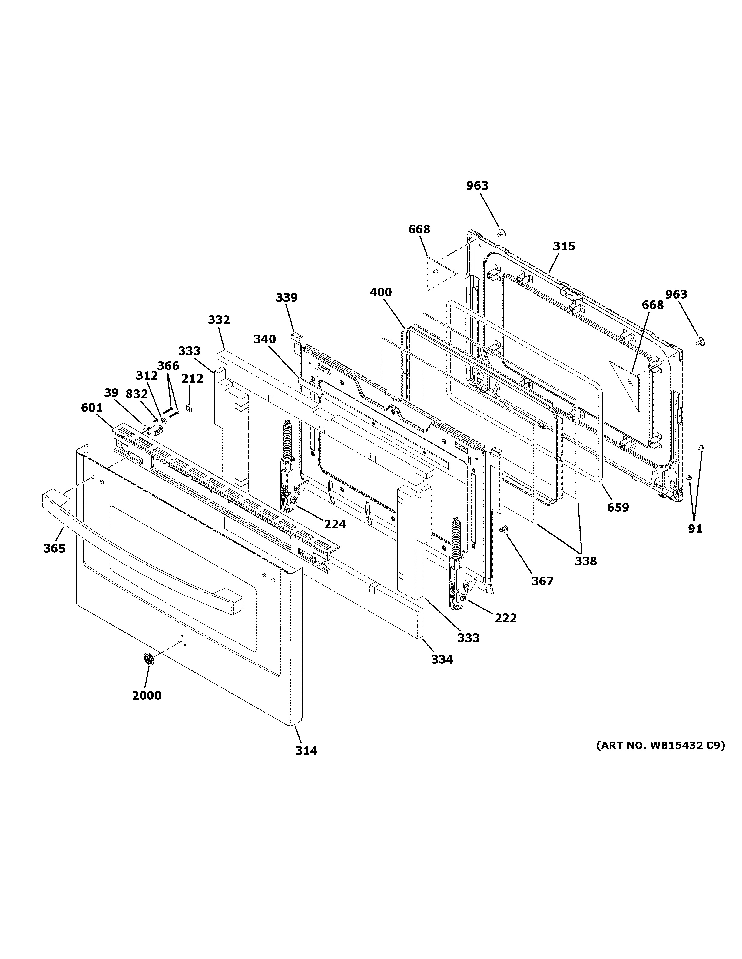 Assembly View for LOWER DOOR | JGBS86EP1ES