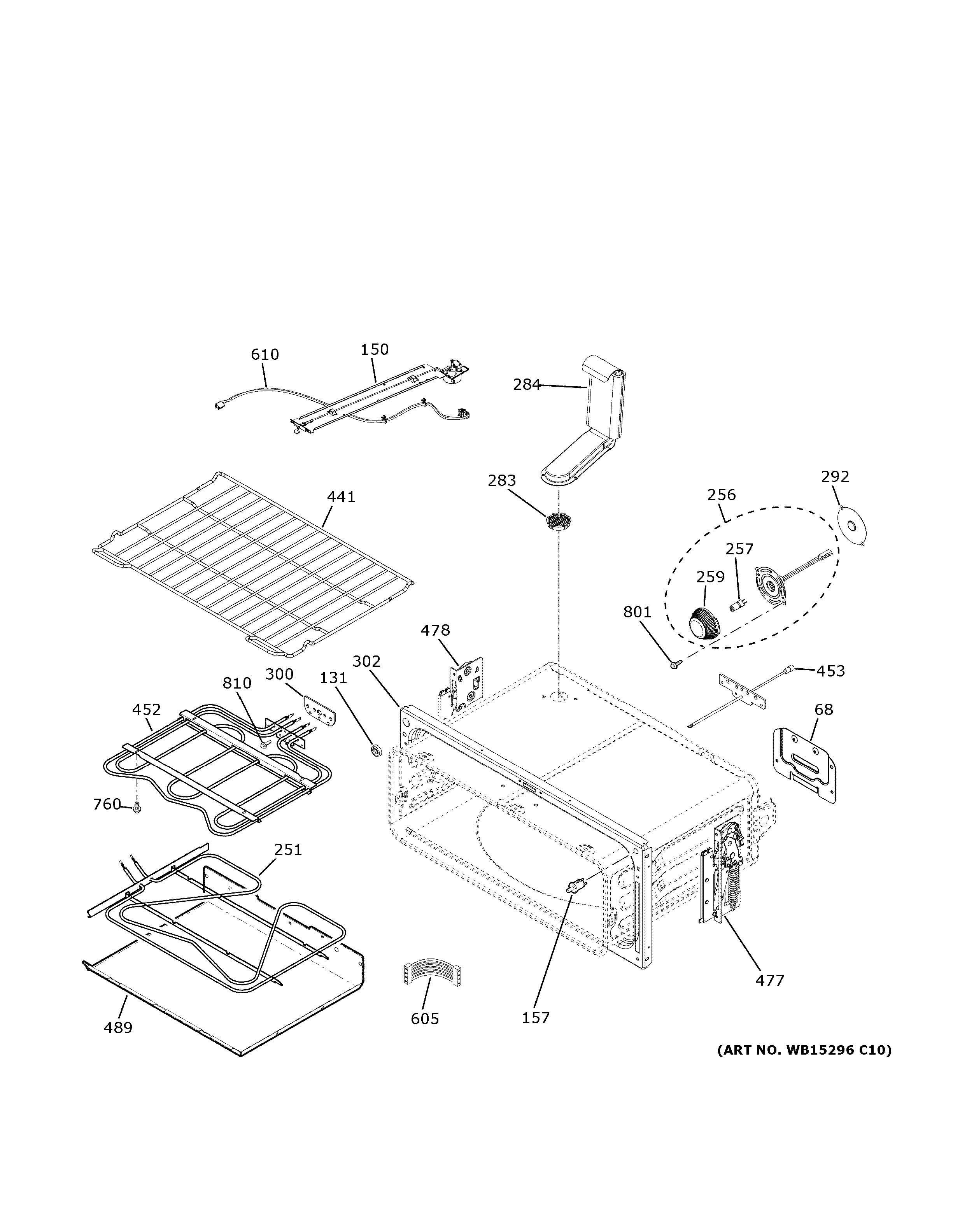 Assembly View for UPPER OVEN | PS960YP6FS