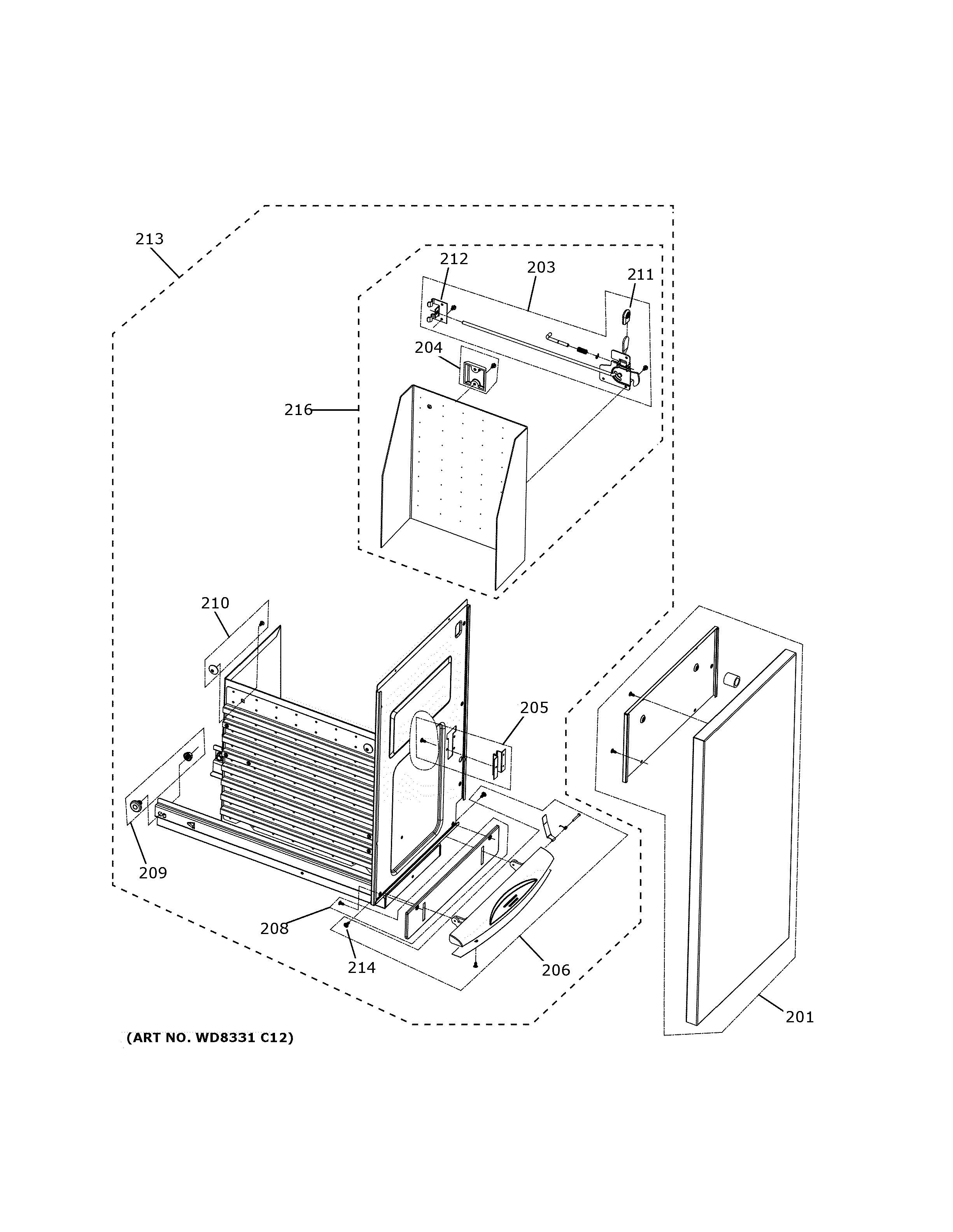 Assembly View For CONTAINER PARTS UCG1520N0SS assembly-view-for-container-parts-ucg1520n0ss