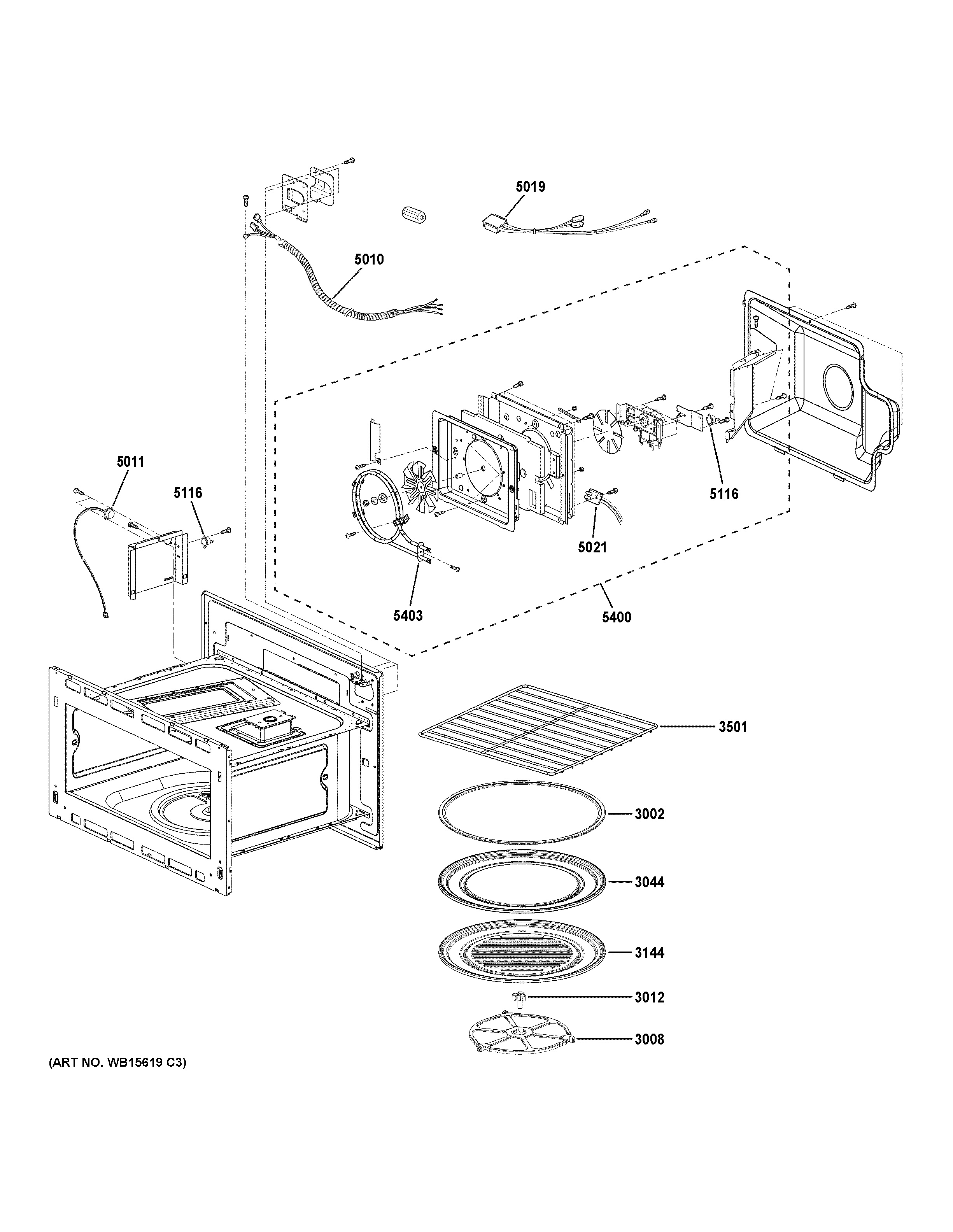 Assembly View for INTERIOR PARTS | CSB923P2N2S1