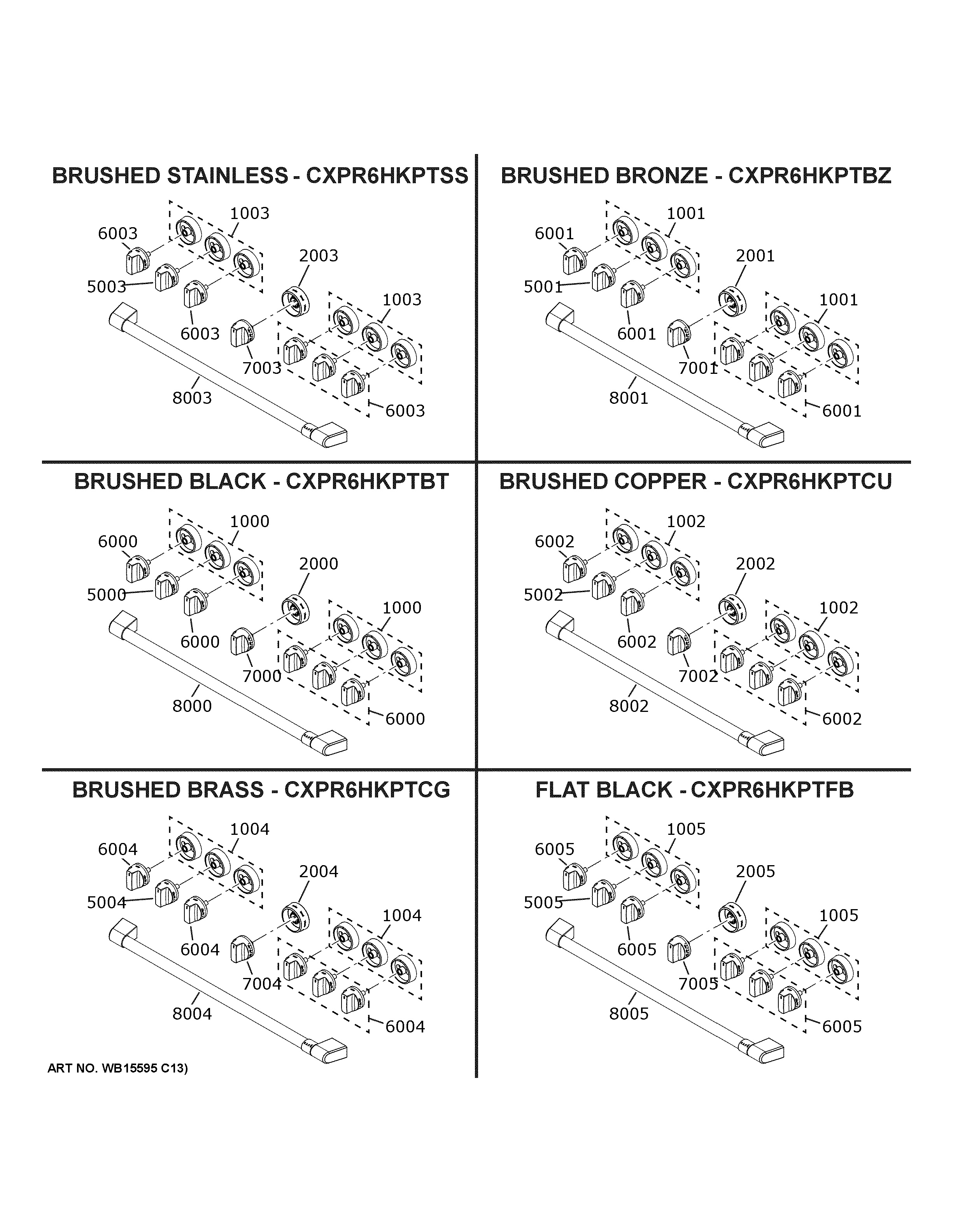 Assembly View for CAFE CUSTOMIZATION | CGY366P4T1W2
