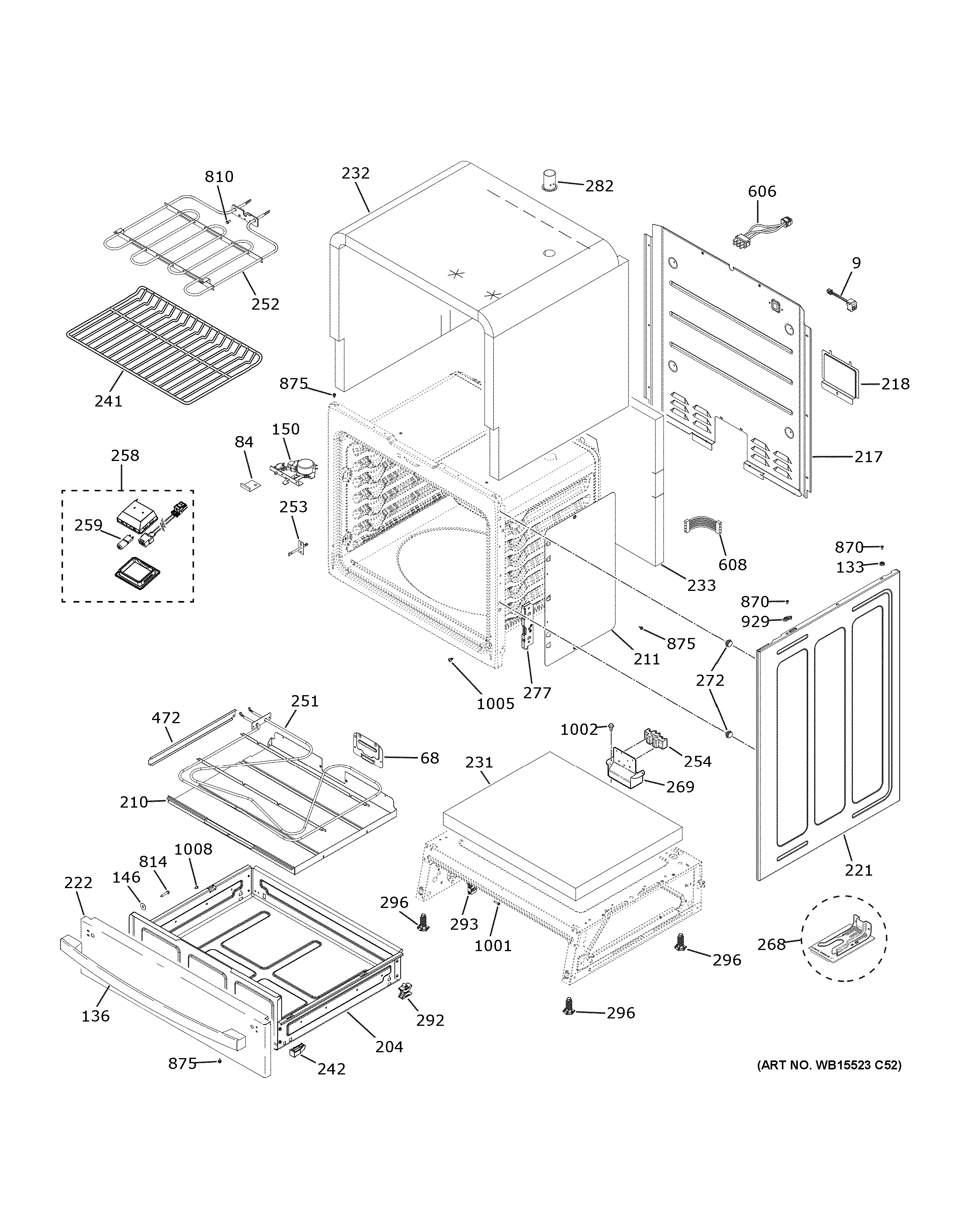 Assembly View for BODY PARTS | JS760SP6SS