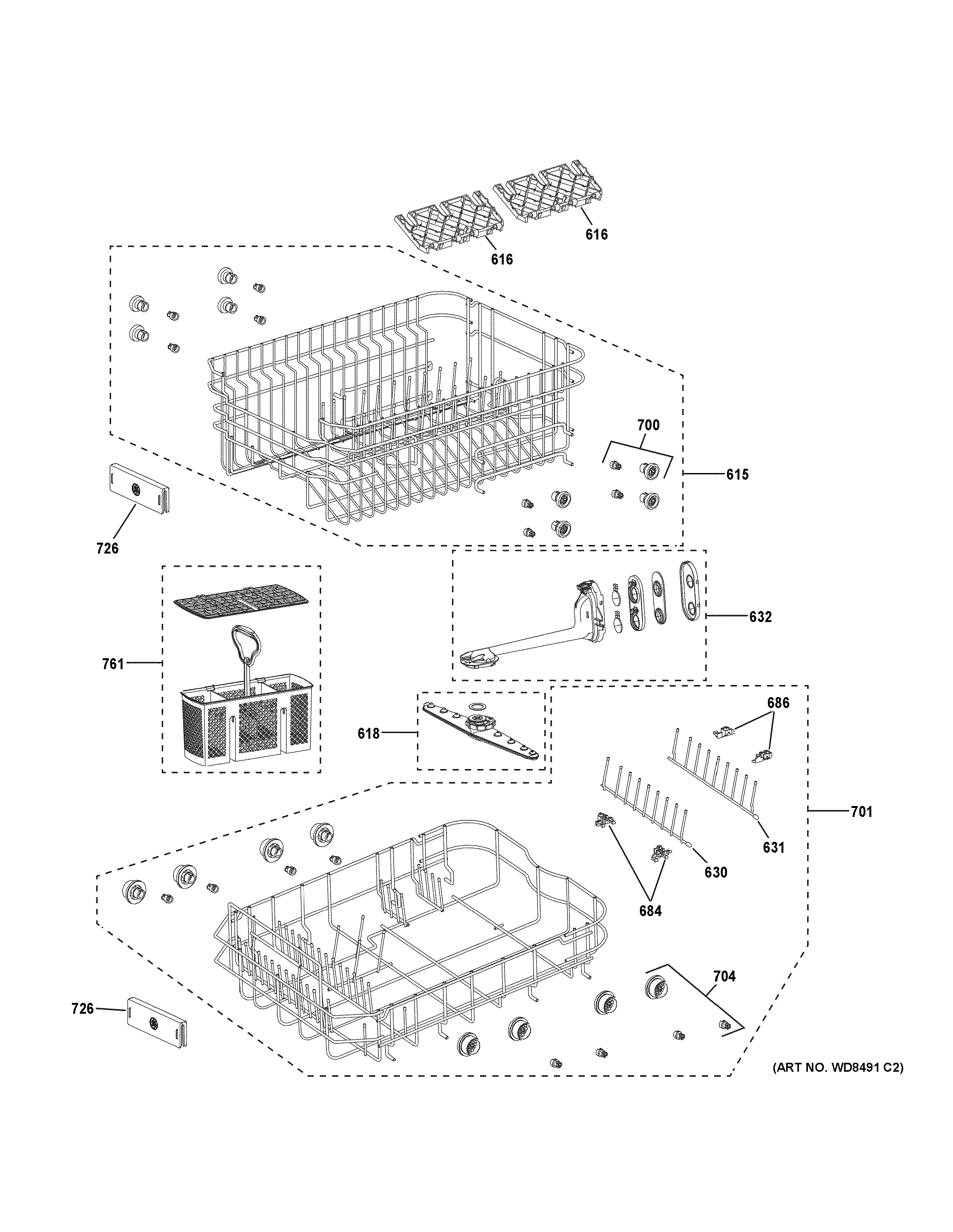 Assembly View for RACK ASSEMBLIES | PDT145SSL0SS