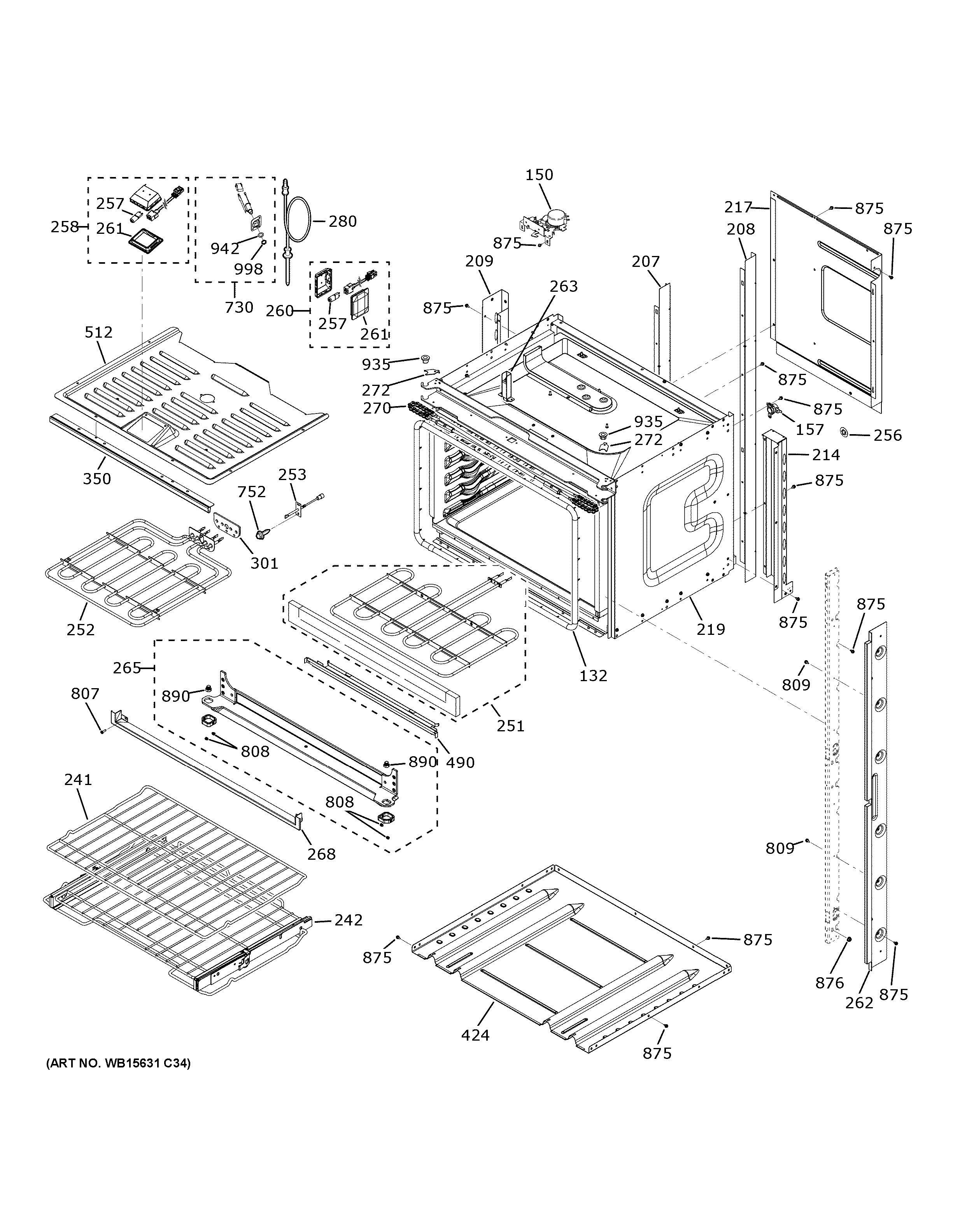 Assembly View for UPPER OVEN | CTD90FP2N2S1
