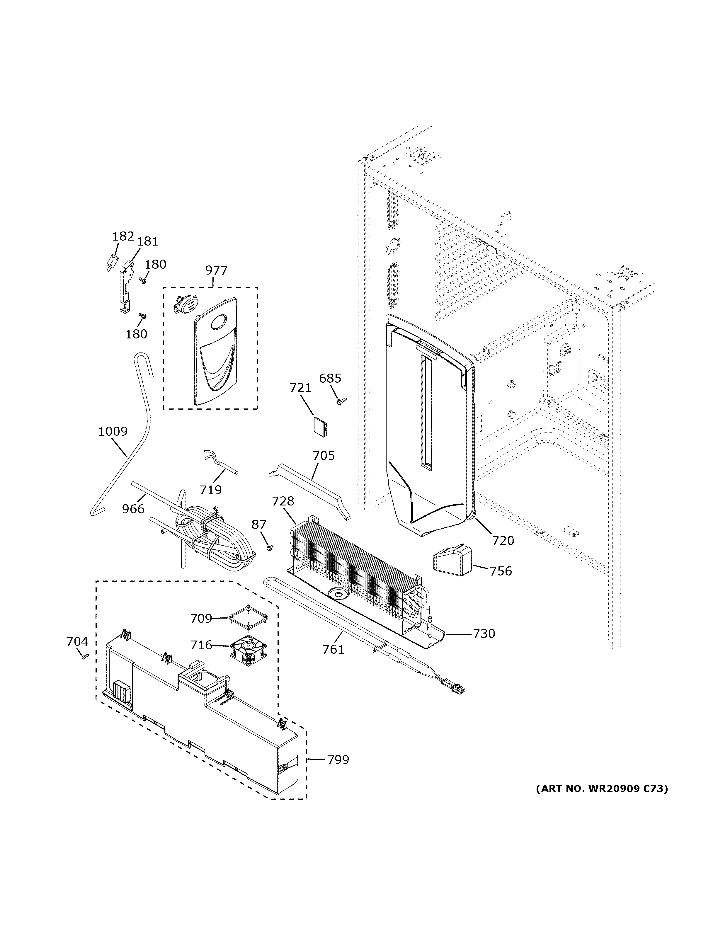 Assembly View for FRESH FOOD SECTION | CWE23SP2MJS1